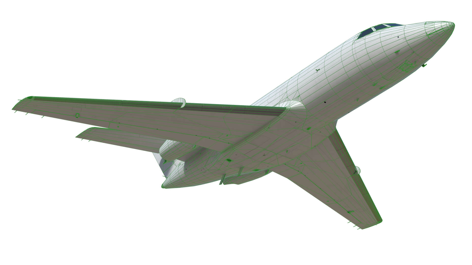 Dassault Falcon 20DC - 3D Model by Autoflex