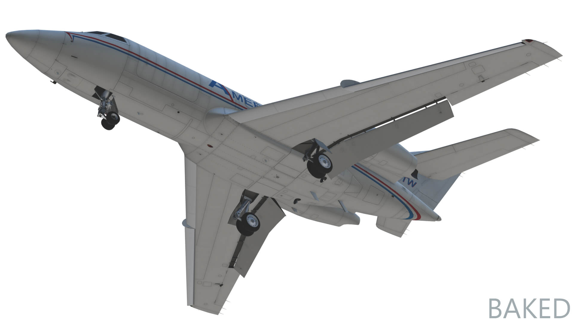 Dassault Falcon 20DC - 3D Model by Autoflex