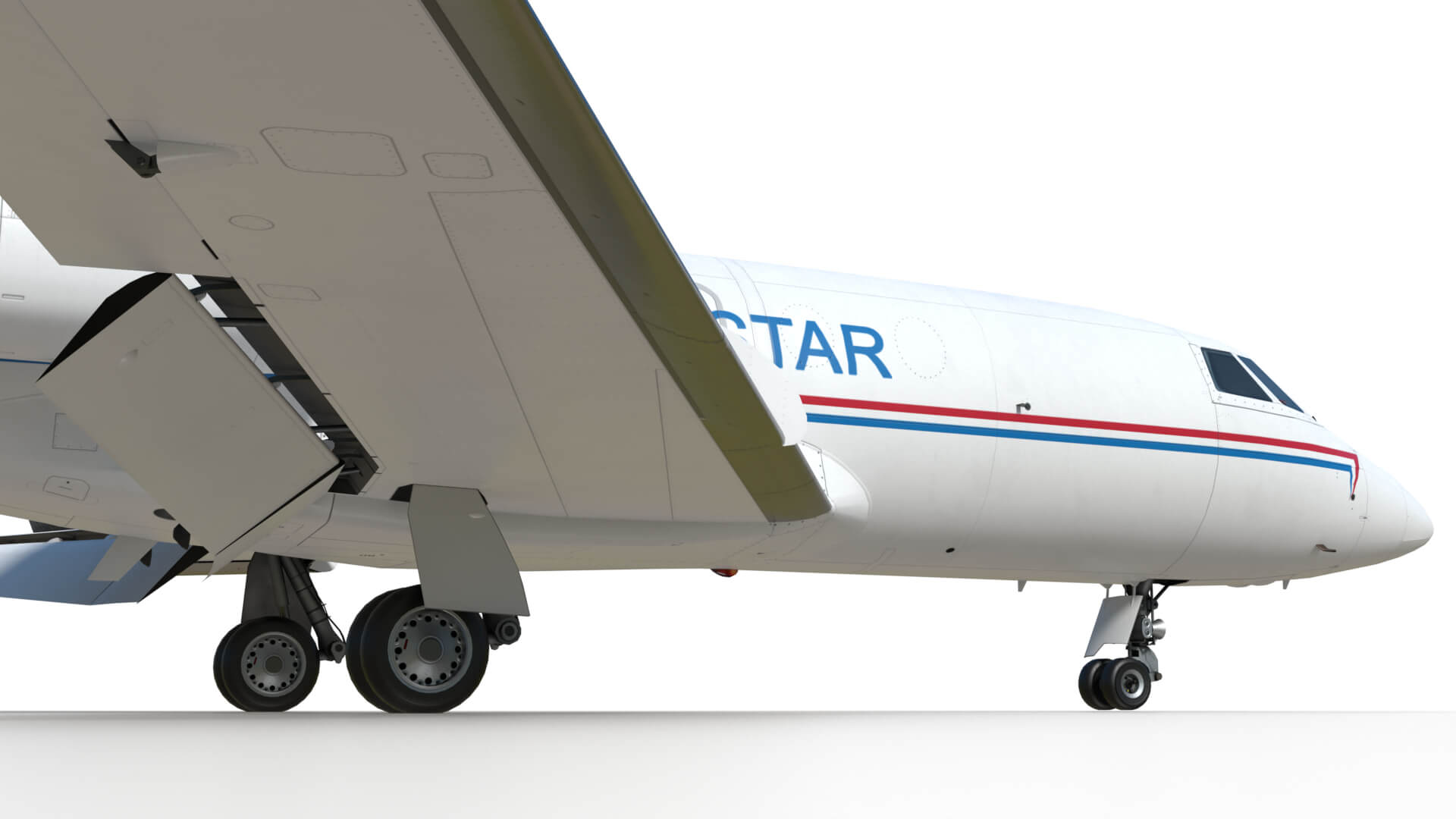 Dassault Falcon 20DC - 3D Model by Autoflex
