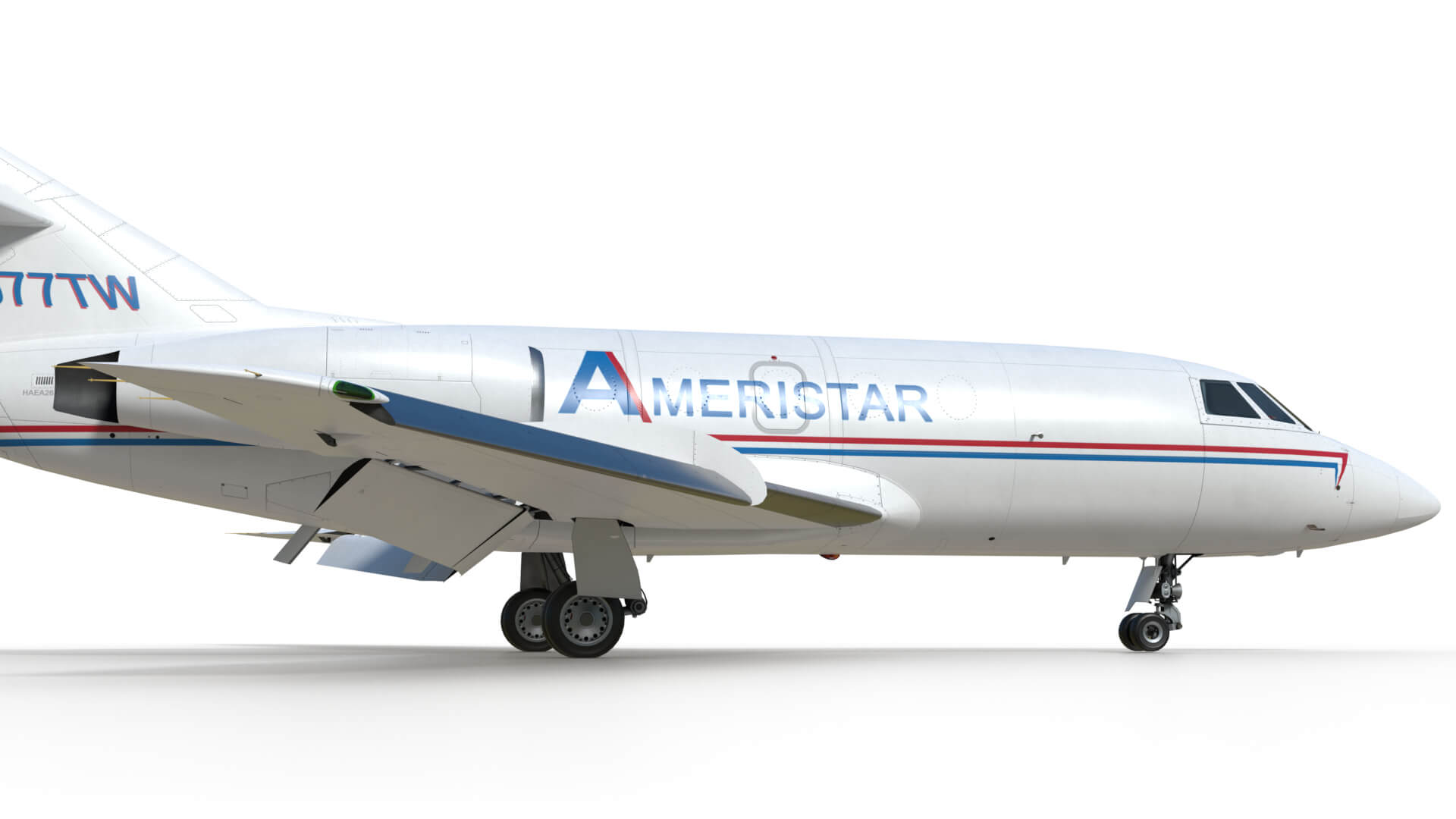 Dassault Falcon 20DC - 3D Model by Autoflex
