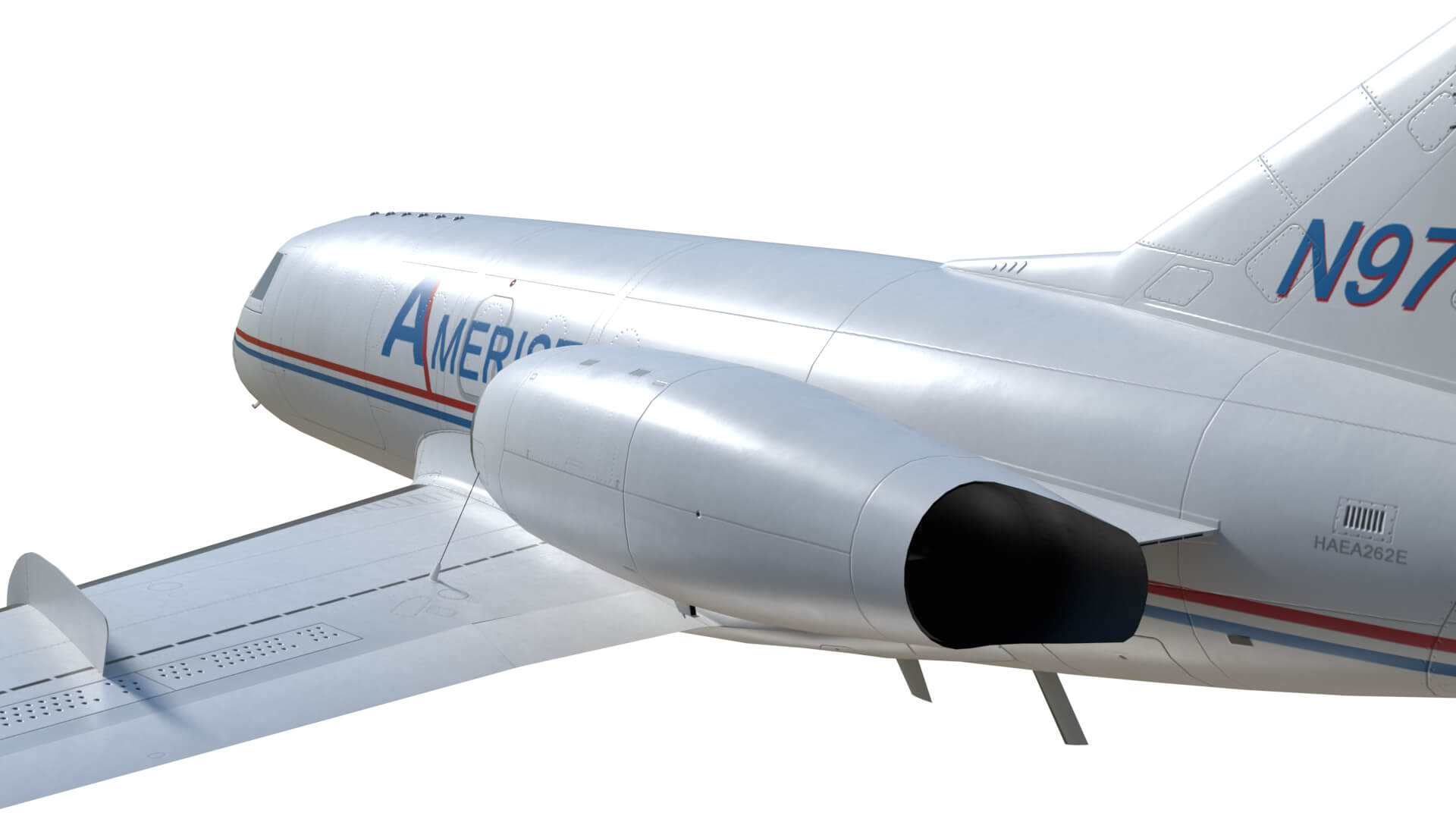 Dassault Falcon 20DC - 3D Model by Autoflex
