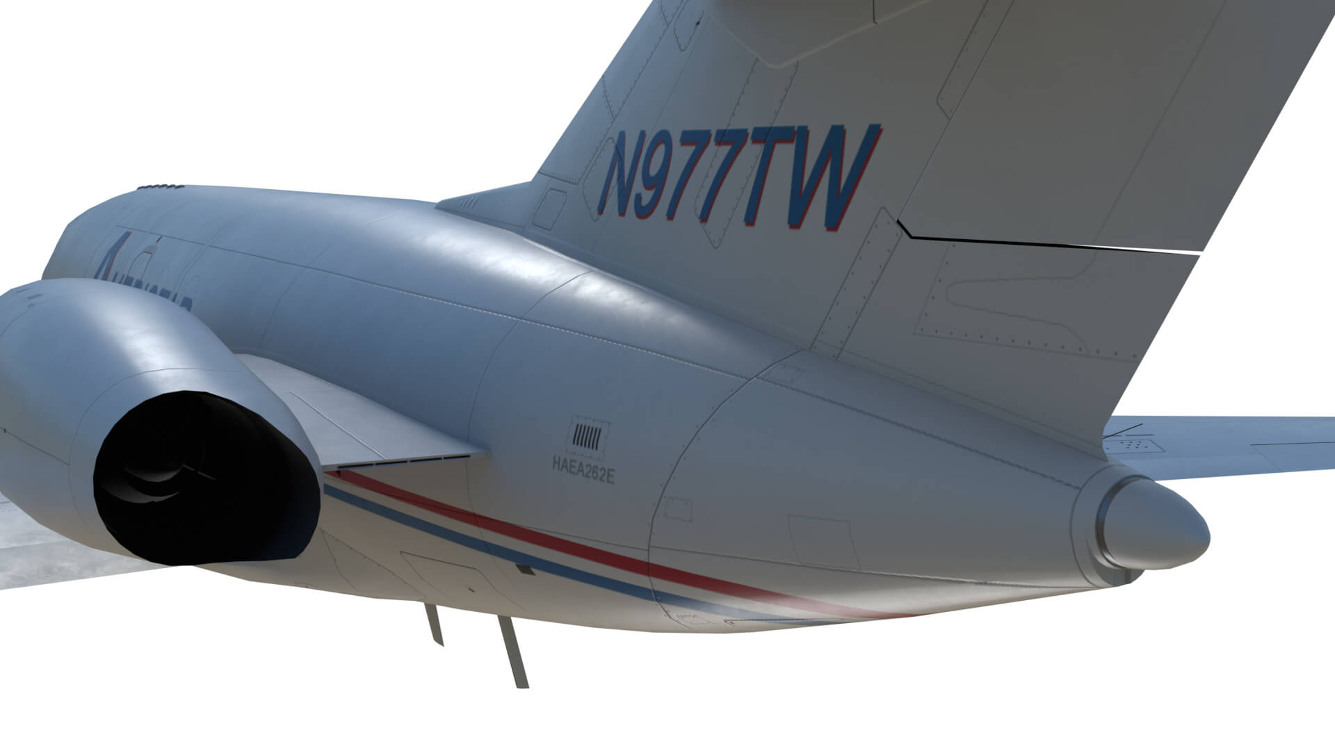 Dassault Falcon 20DC - 3D Model by Autoflex