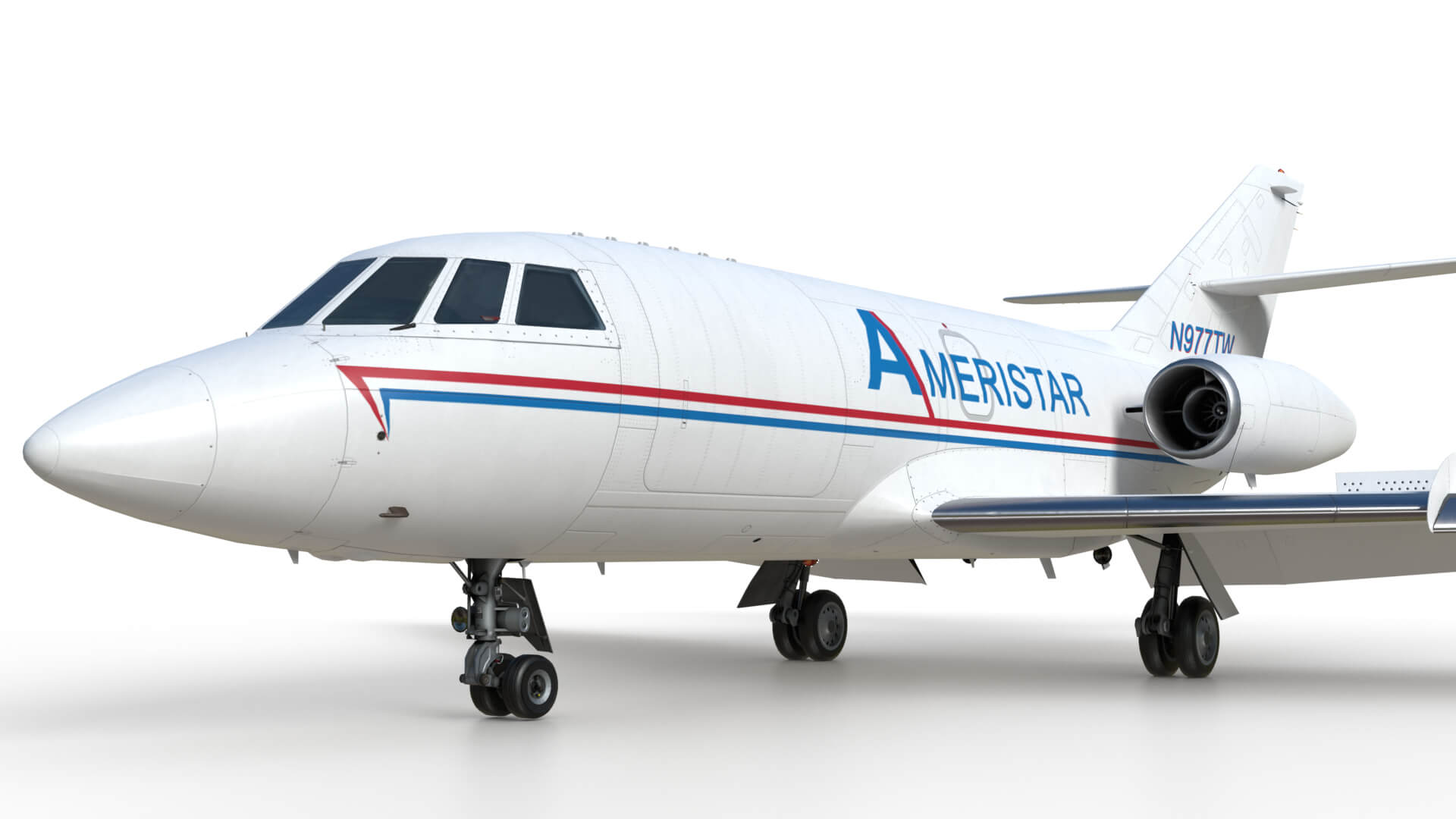 Dassault Falcon 20DC - 3D Model by Autoflex