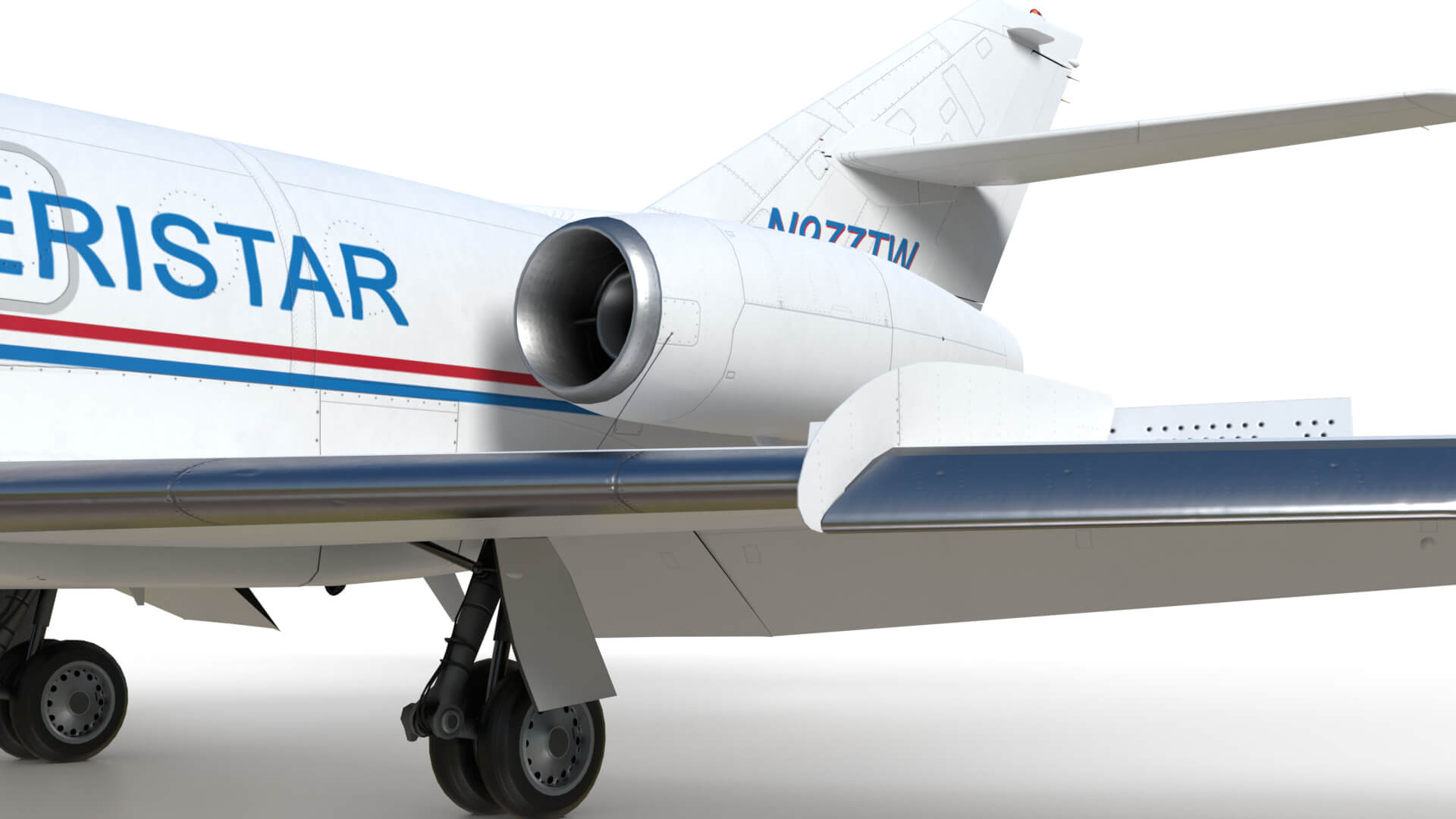 Dassault Falcon 20DC - 3D Model by Autoflex