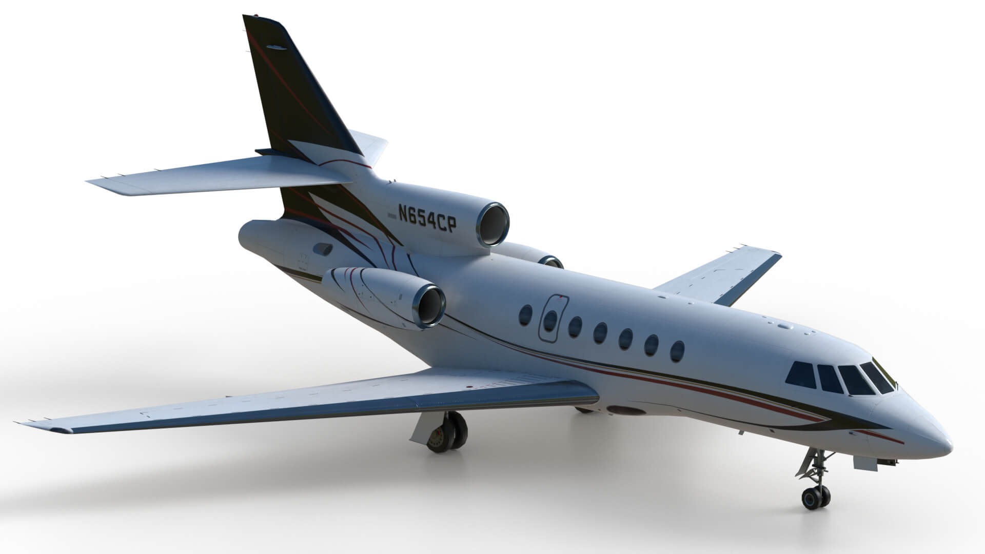 Dassault Falcon 50 - 3D Model by Autoflex