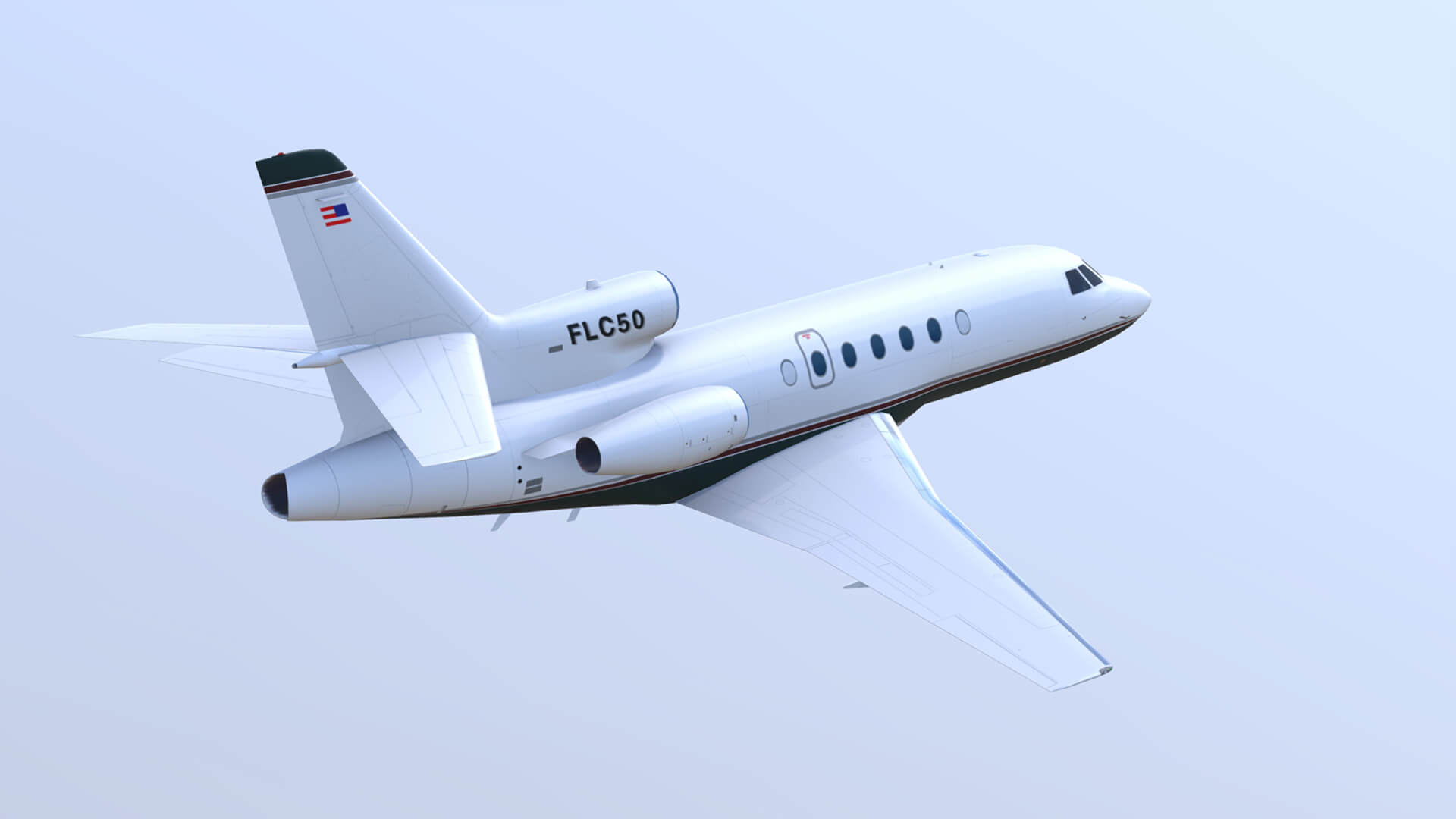 Dassault Falcon 50 - 3D Model by Autoflex