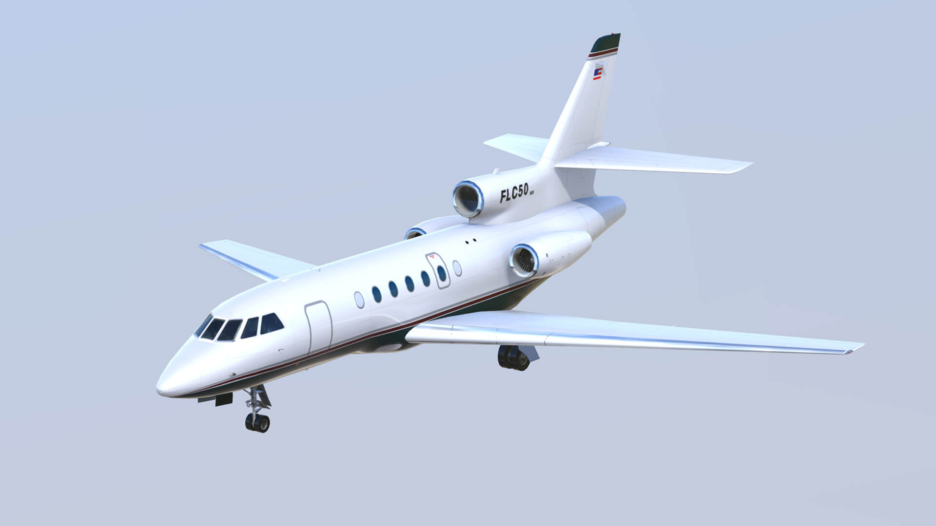 Dassault Falcon 50 - 3D Model by Autoflex