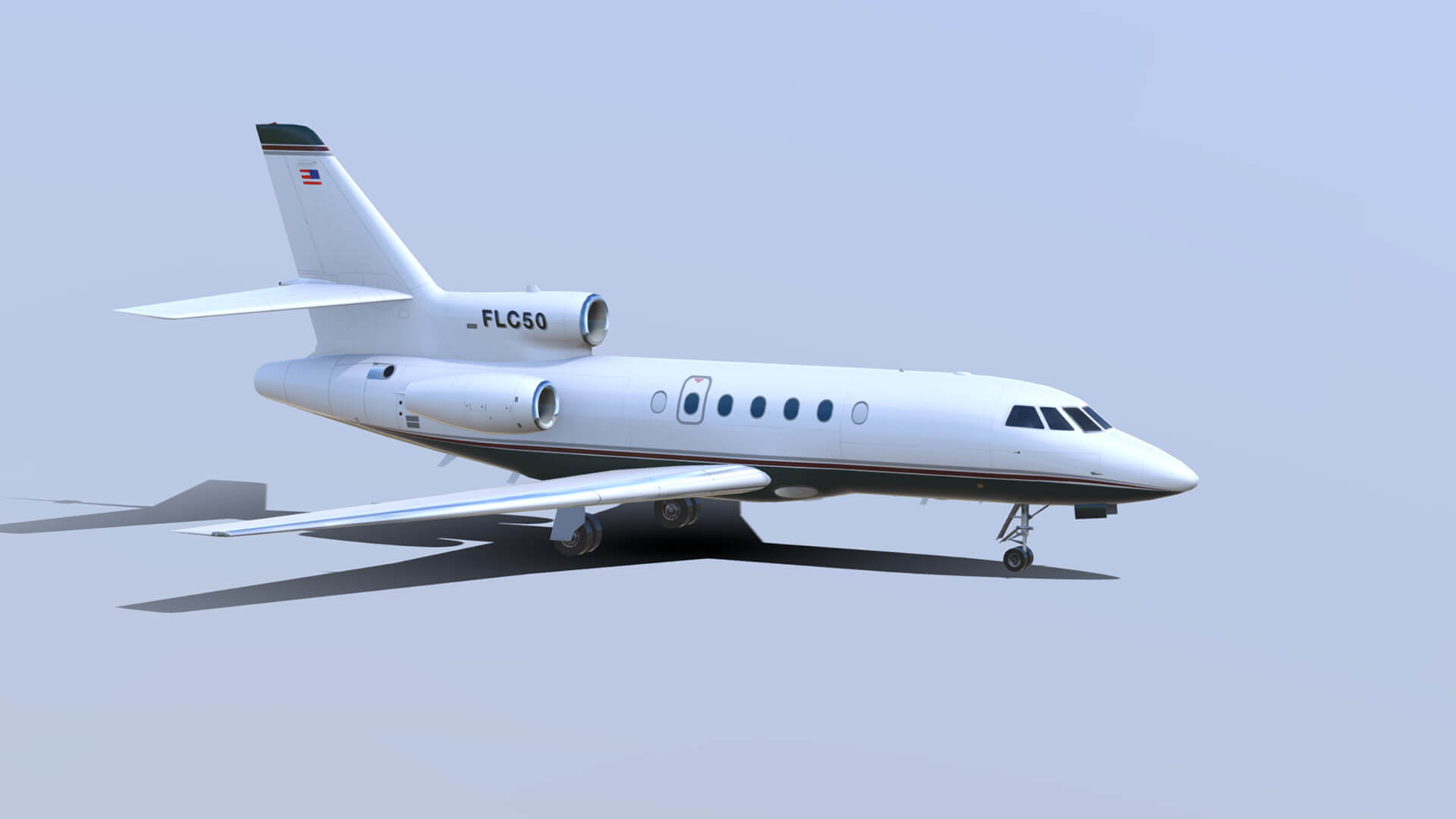 Dassault Falcon 50 - 3D Model by Autoflex