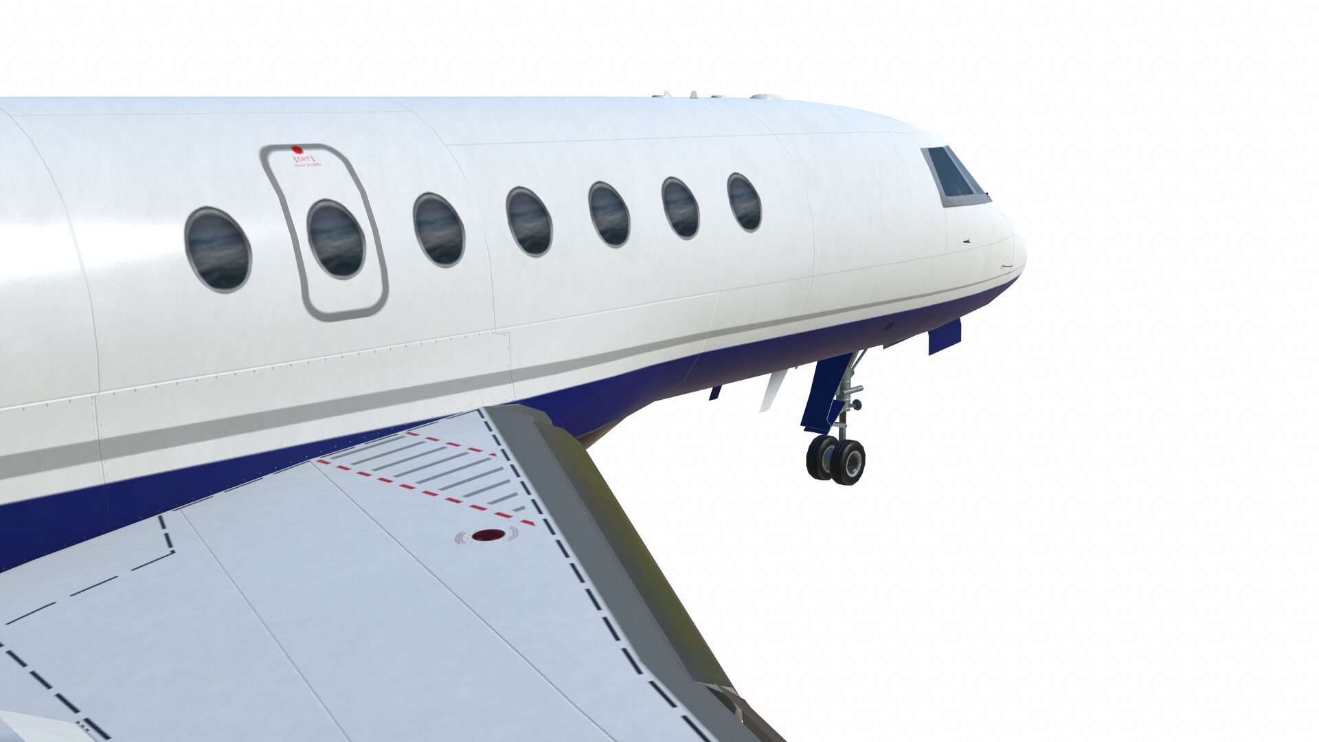 Dassault Falcon 50EX - 3D Model by Autoflex