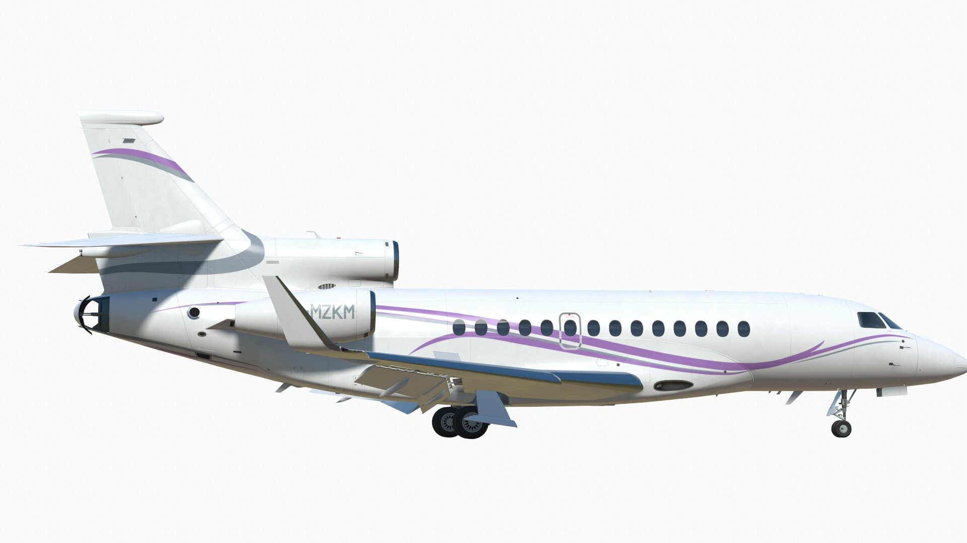 Dassault Falcon 7X - 3D Model by Autoflex
