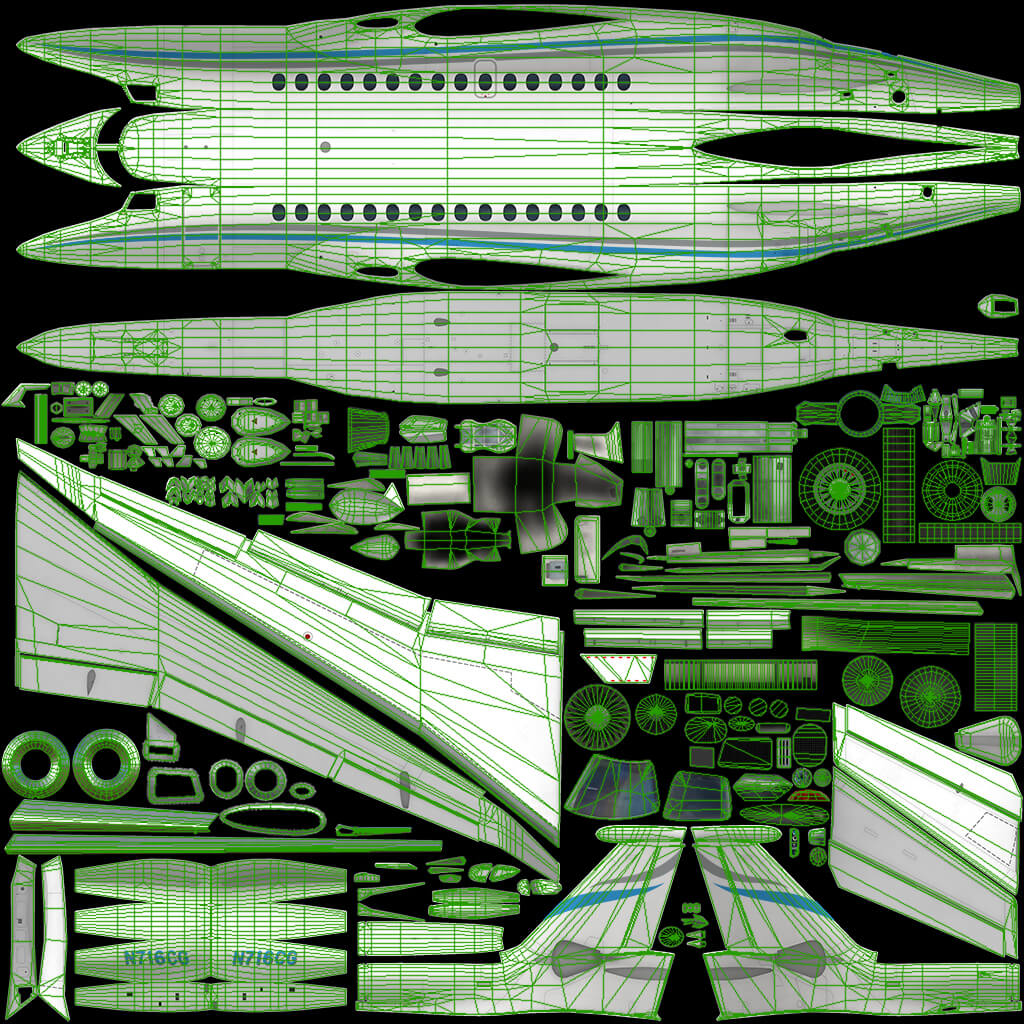 Dassault Falcon 8X - 3D Model by Autoflex