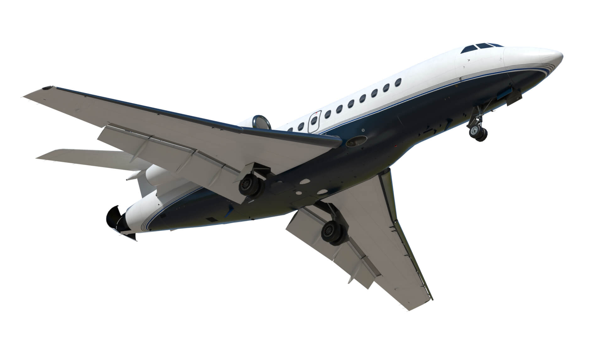 Dassault Falcon 900B - 3D Model by Autoflex