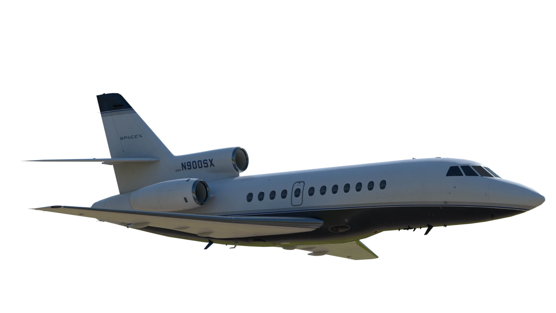 Dassault Falcon 900B - 3D Model by Autoflex