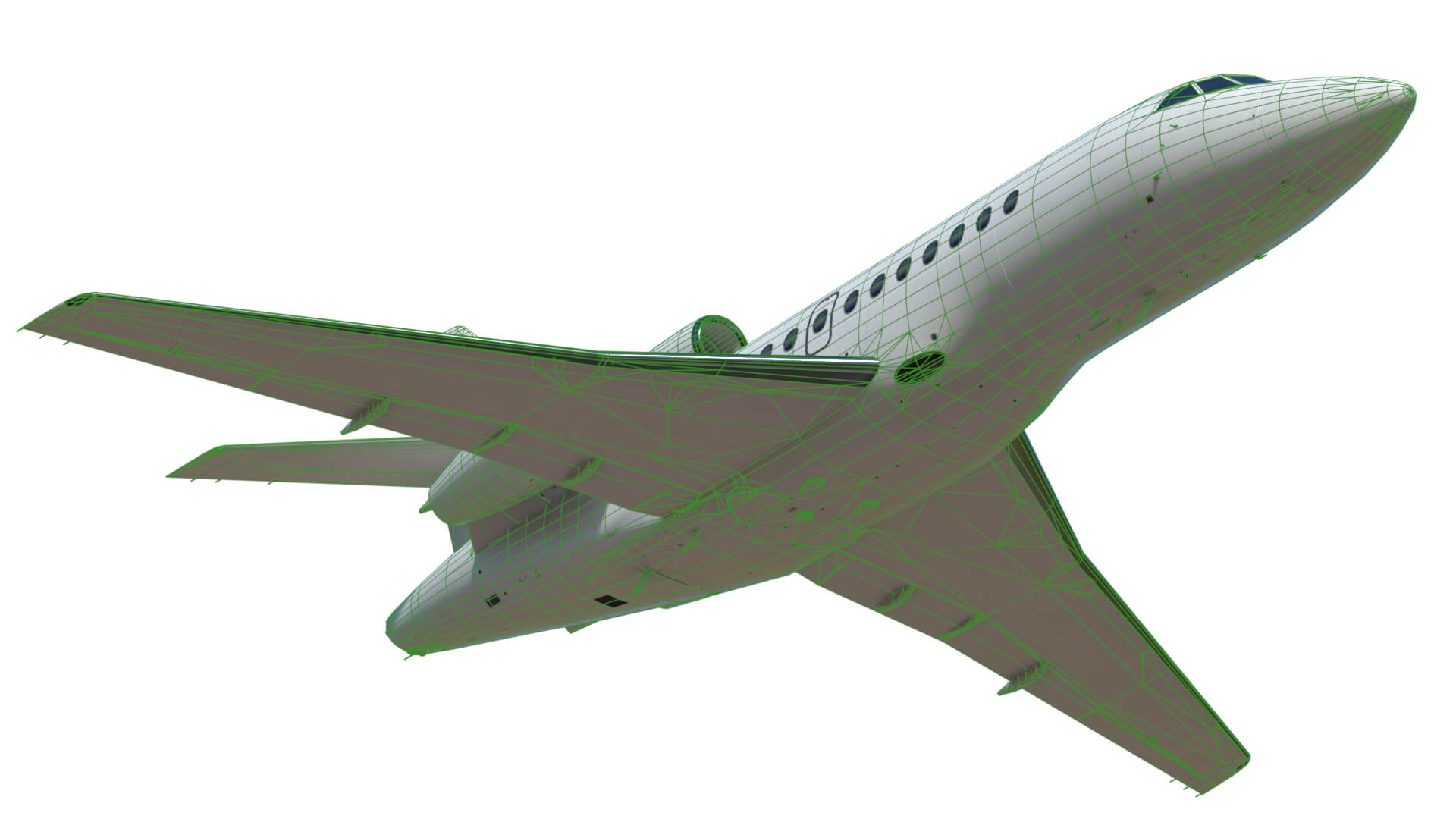 Dassault Falcon 900B - 3D Model by Autoflex