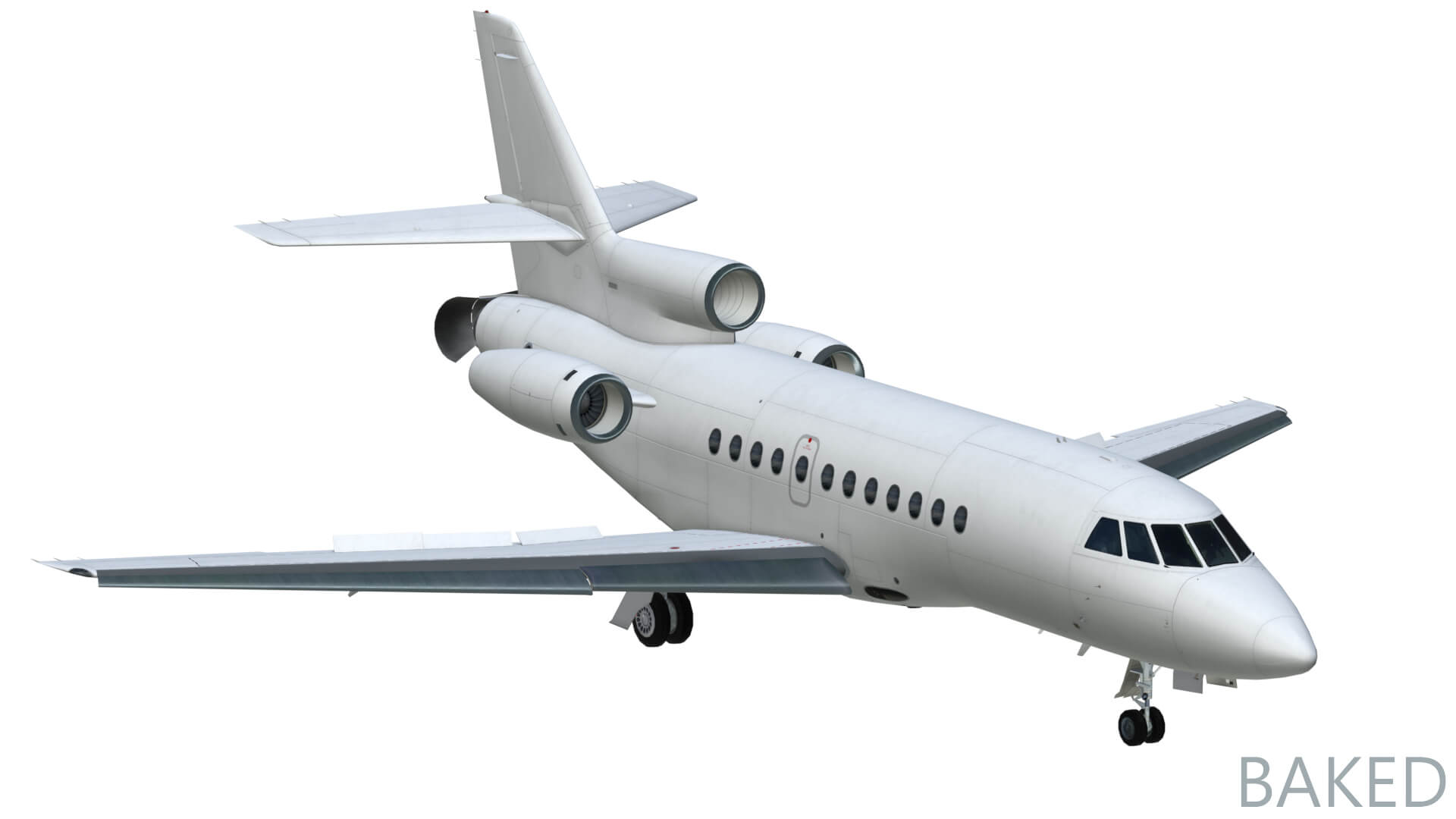 Dassault Falcon 900B - 3D Model by Autoflex