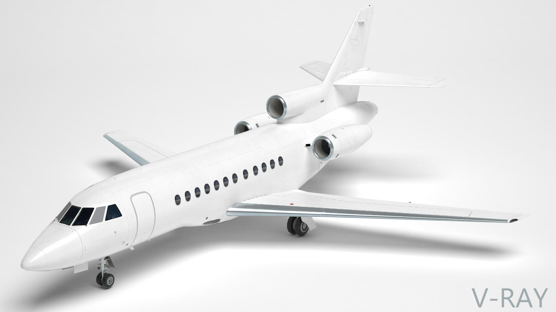 Dassault Falcon 900B - 3D Model by Autoflex