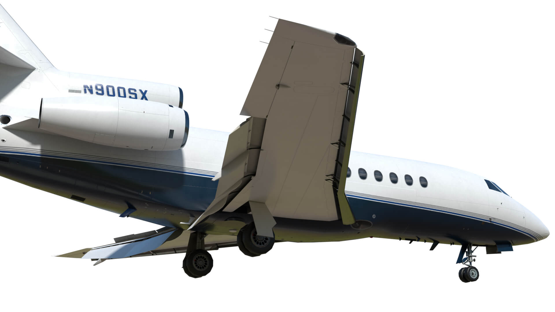Dassault Falcon 900B - 3D Model by Autoflex