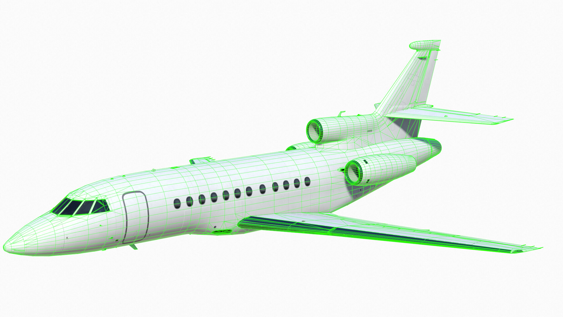 Dassault Falcon 900EX - 3D Model by Autoflex