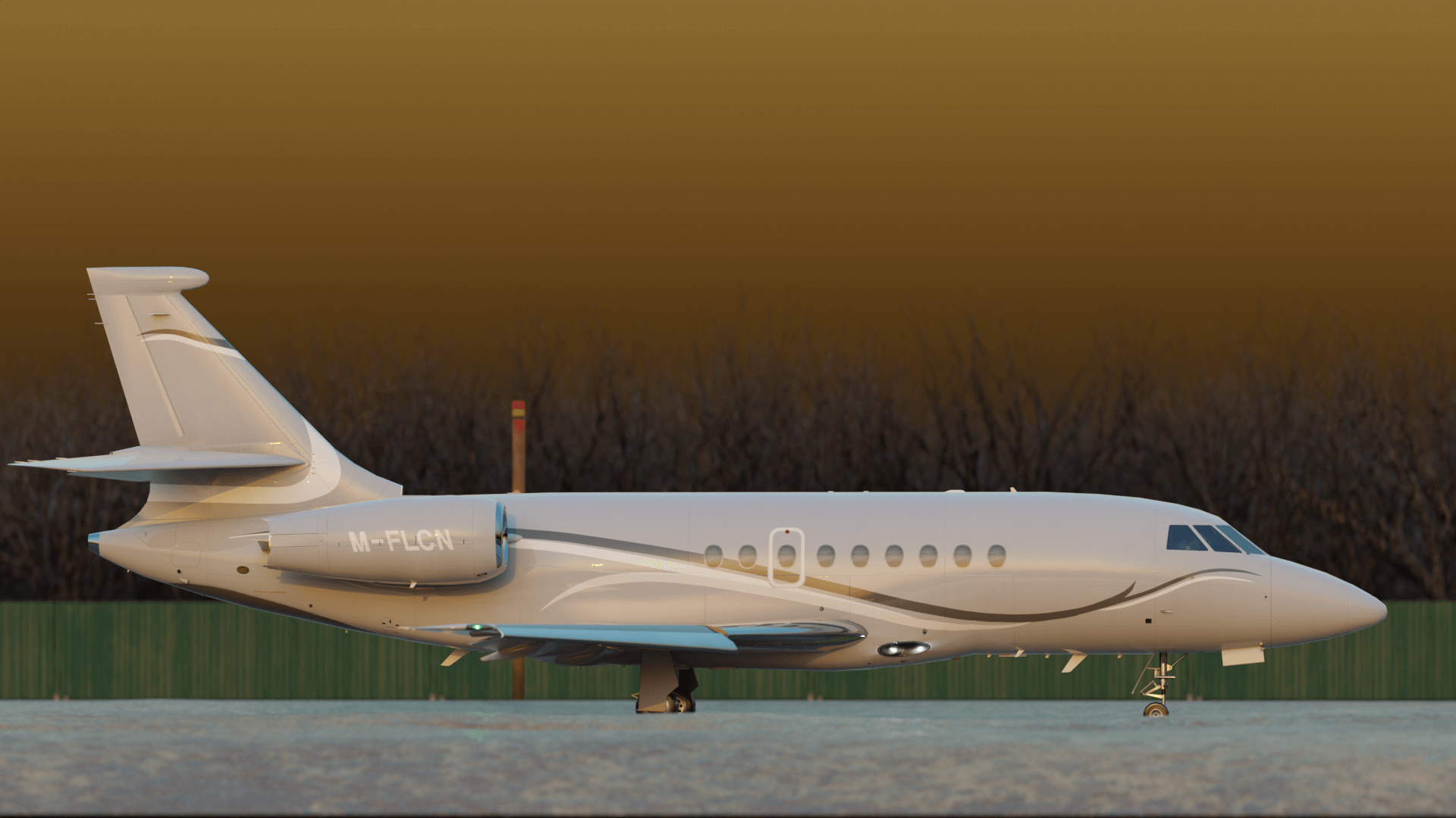 Sunset 3D Render, Digital Art by Autoflex