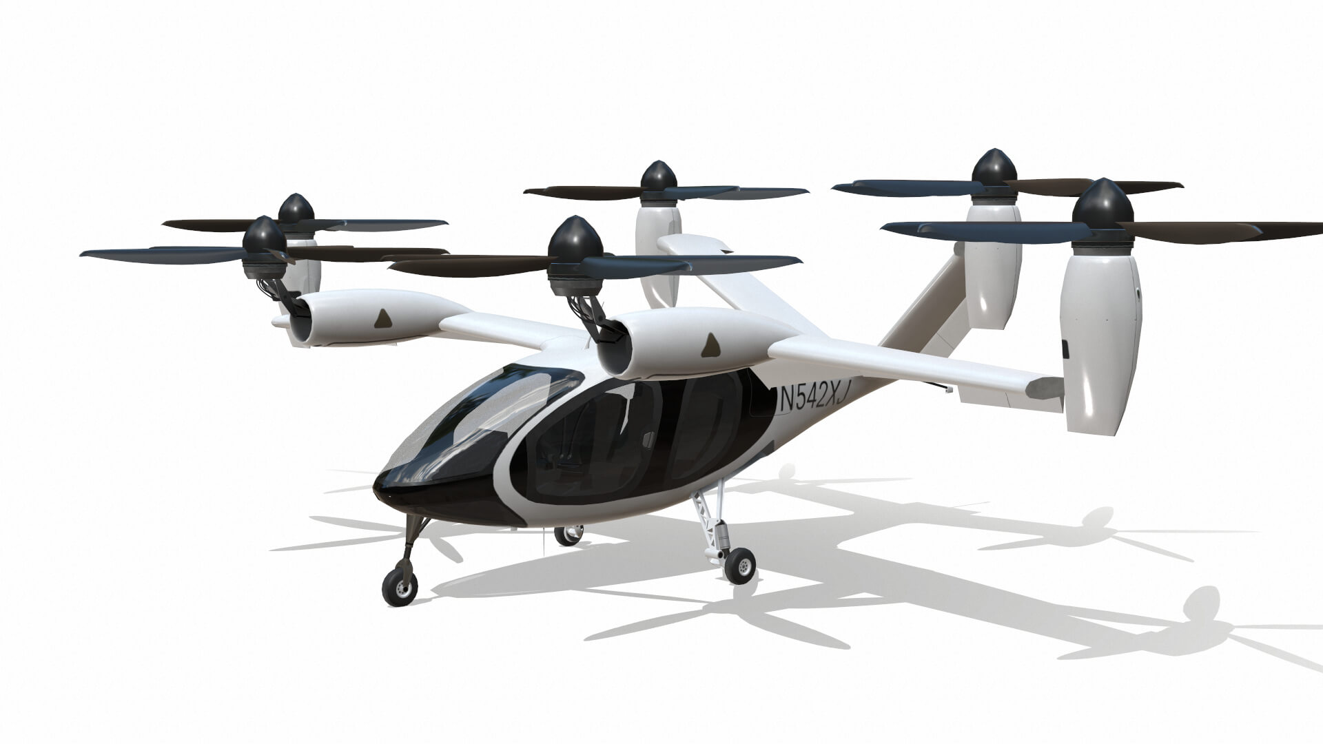 Joby S4 EVTOL - 3D Model by Autoflex