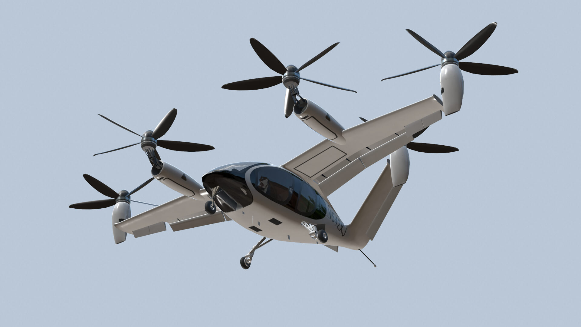 Joby S4 EVTOL - 3D Model by Autoflex