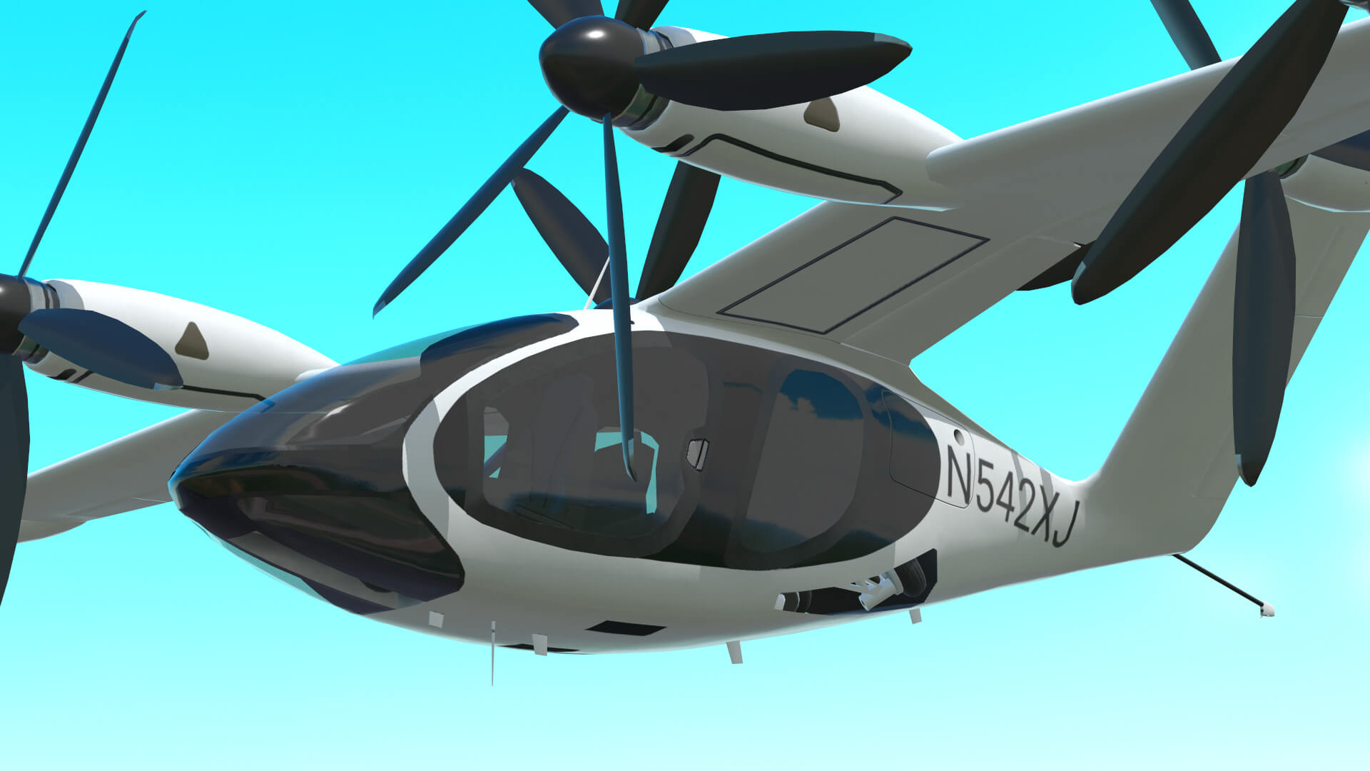 Joby S4 EVTOL - 3D Model by Autoflex