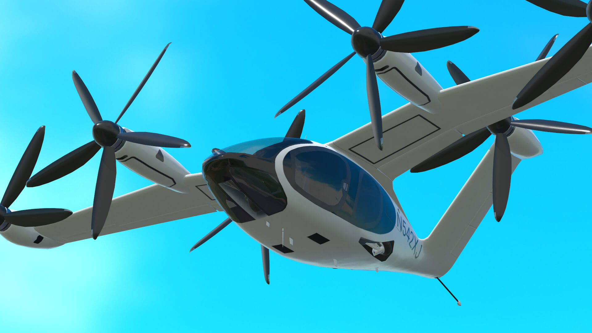 Joby S4 EVTOL - 3D Model by Autoflex