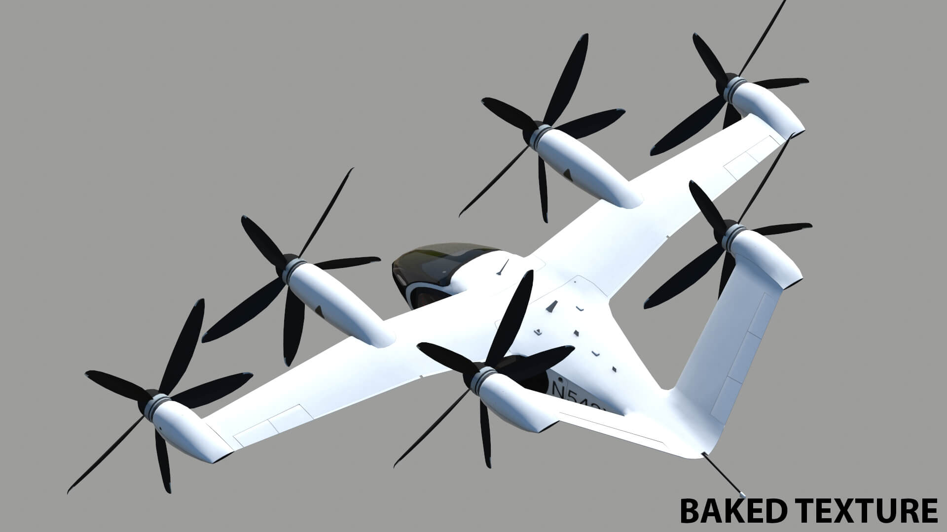 Joby S4 EVTOL - 3D Model by Autoflex
