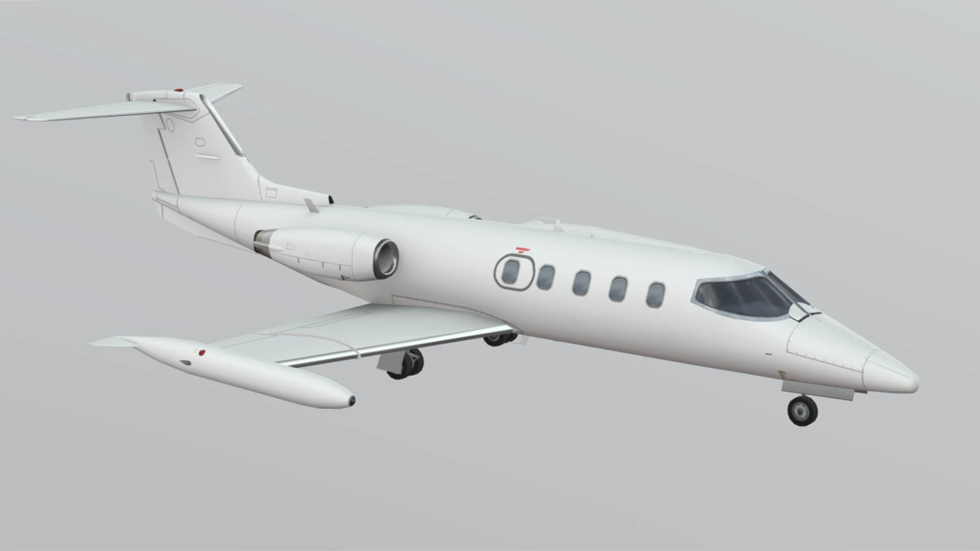 Learjet 25 - 3D Model by Autoflex