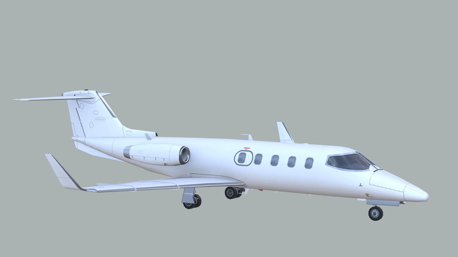 Learjet 29 Business Jet - 3D Model by Autoflex