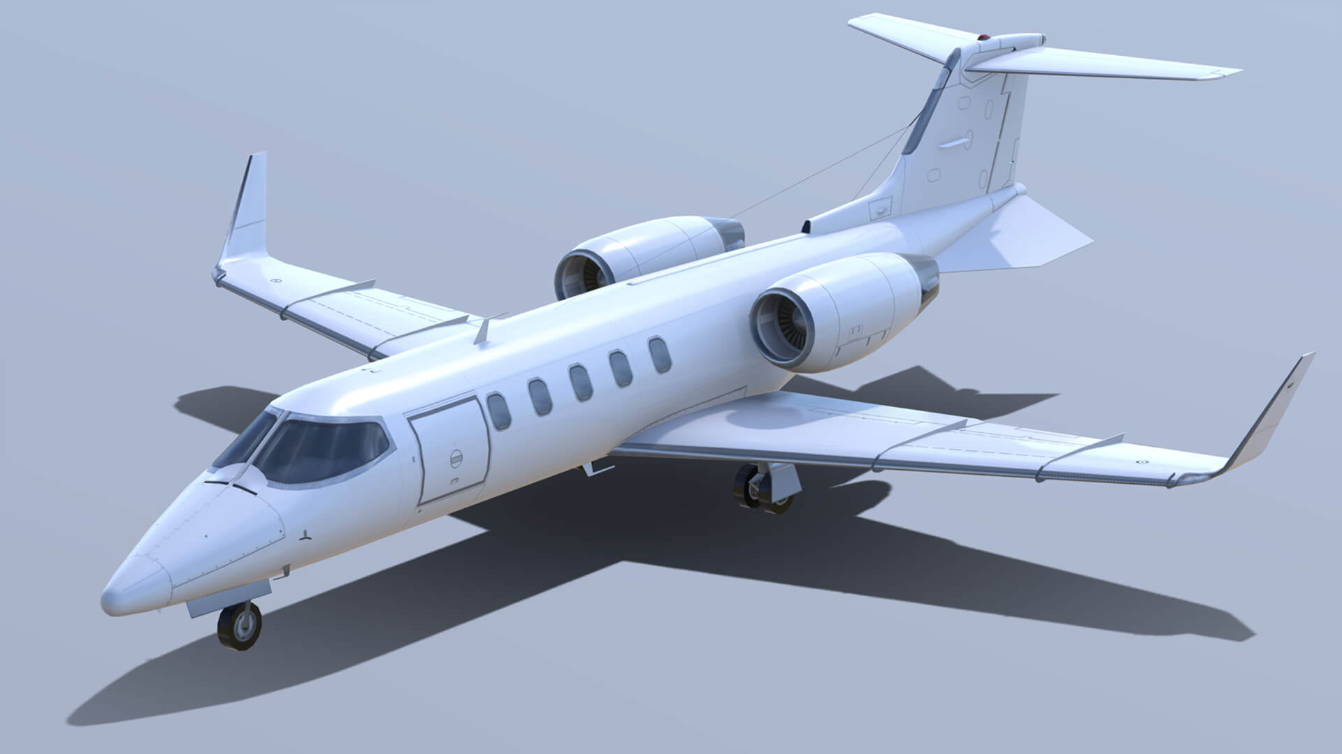 Learjet 31 Business Jet - 3D Model by Autoflex