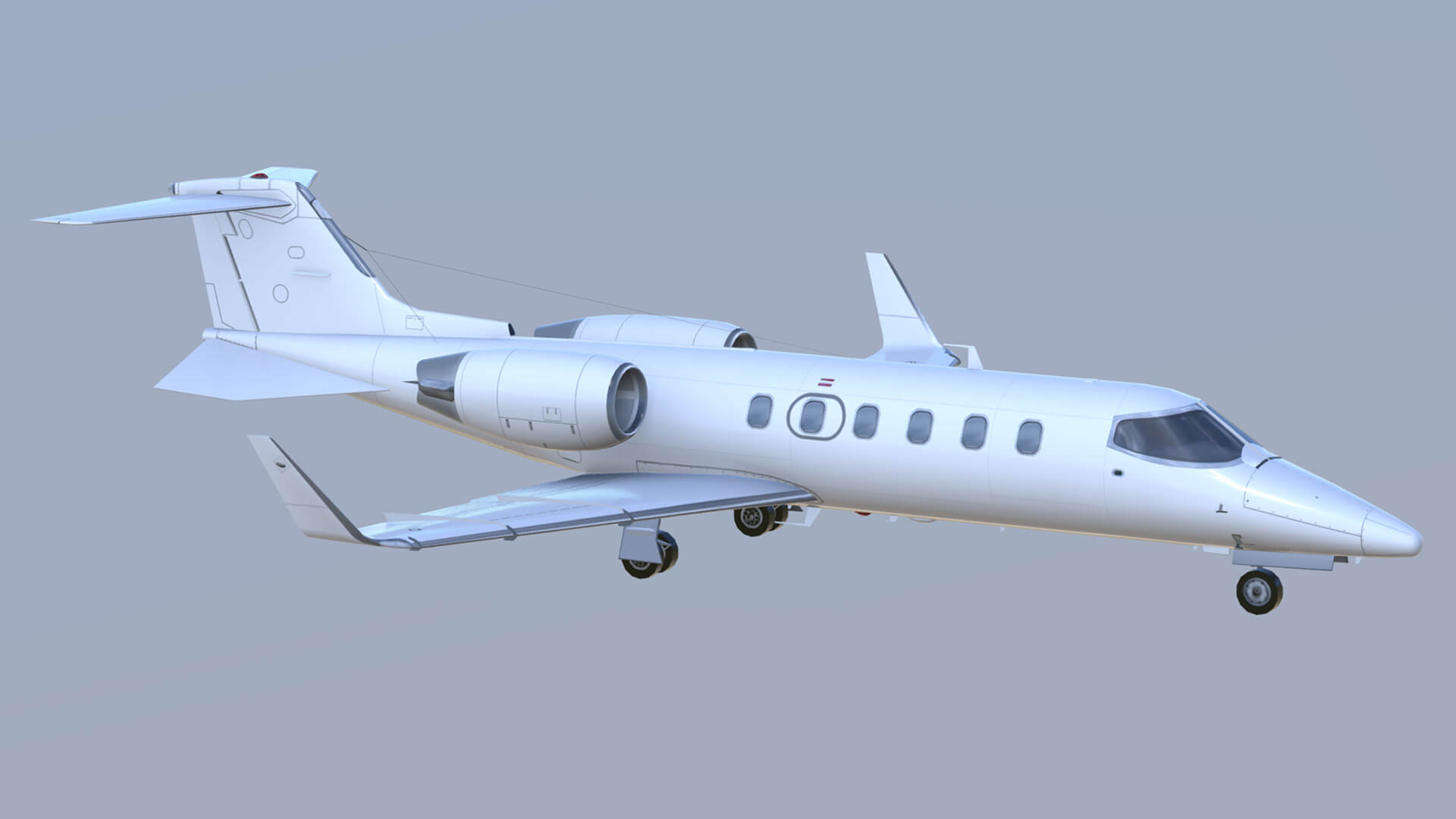 Learjet 31 Business Jet - 3D Model by Autoflex