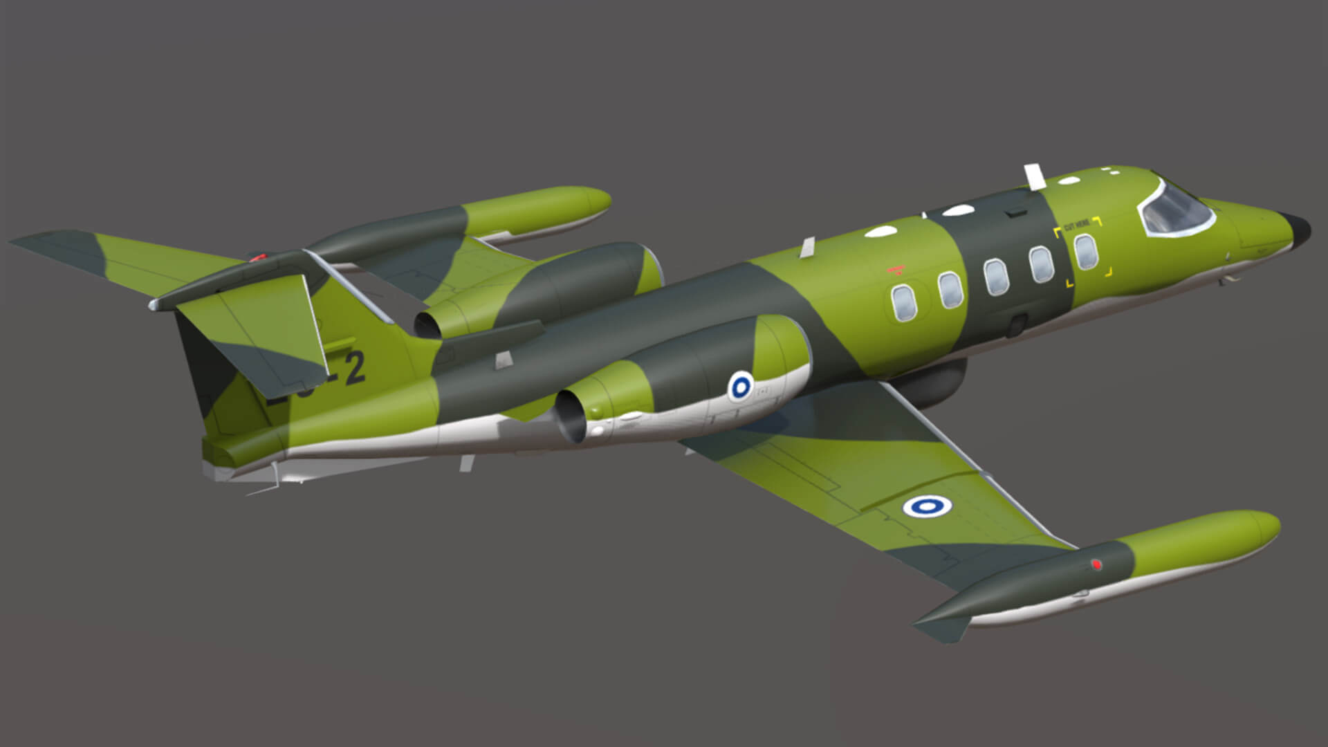 Learjet 35A/S (LJ-2) 3D Model by Autoflex