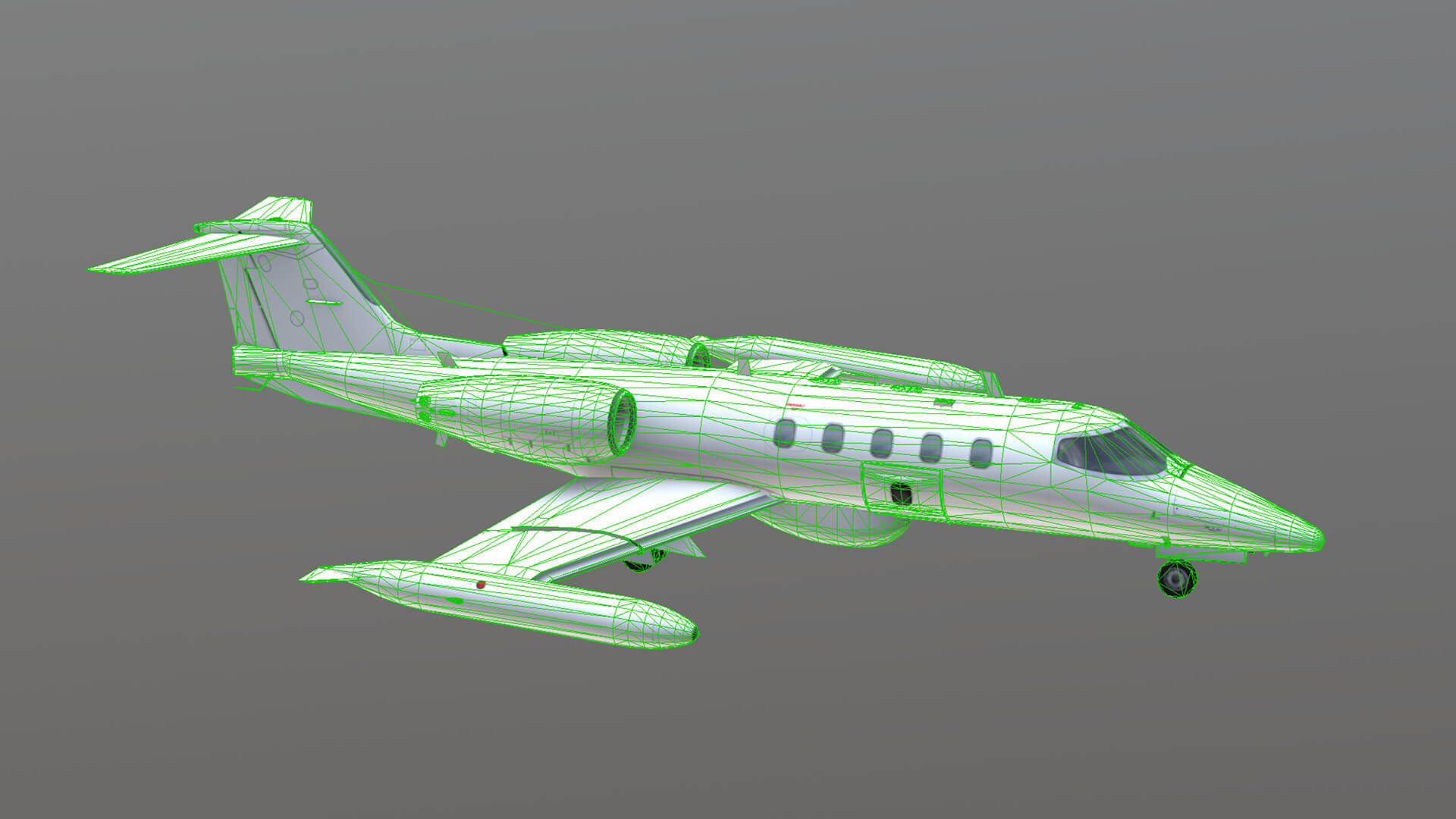 Learjet 35A/S (LJ-2) 3D Model by Autoflex