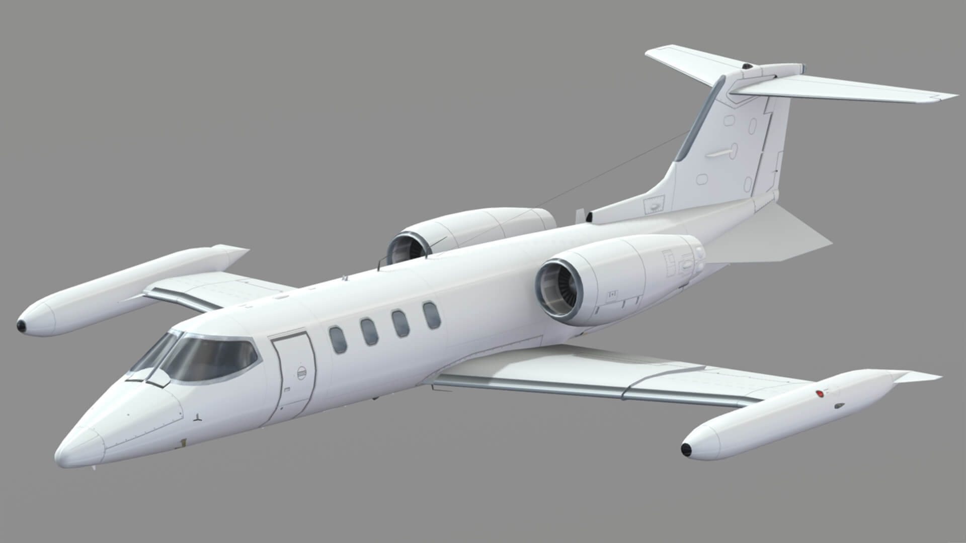 Learjet 36 Business Jet - 3D Model by Autoflex