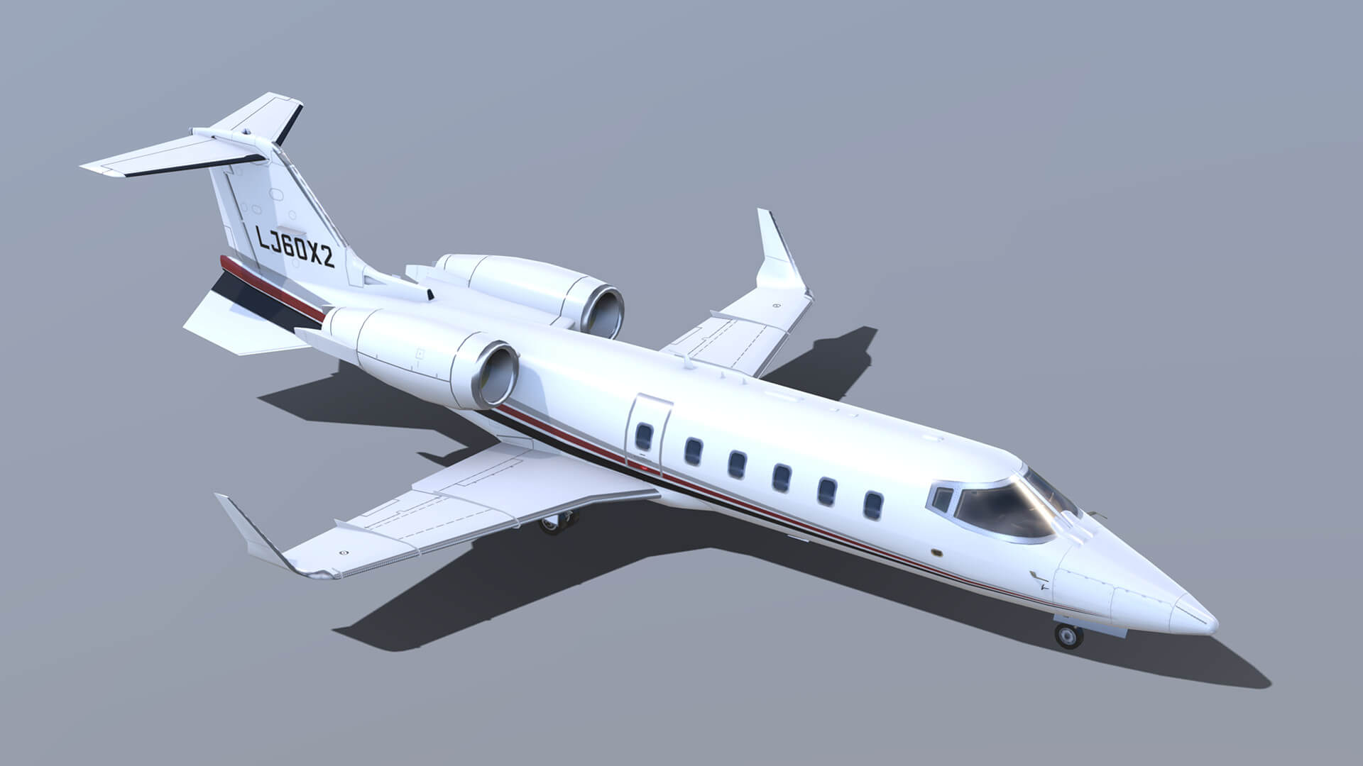 Bombardier Learjet 60 - 3D Model by Autoflex