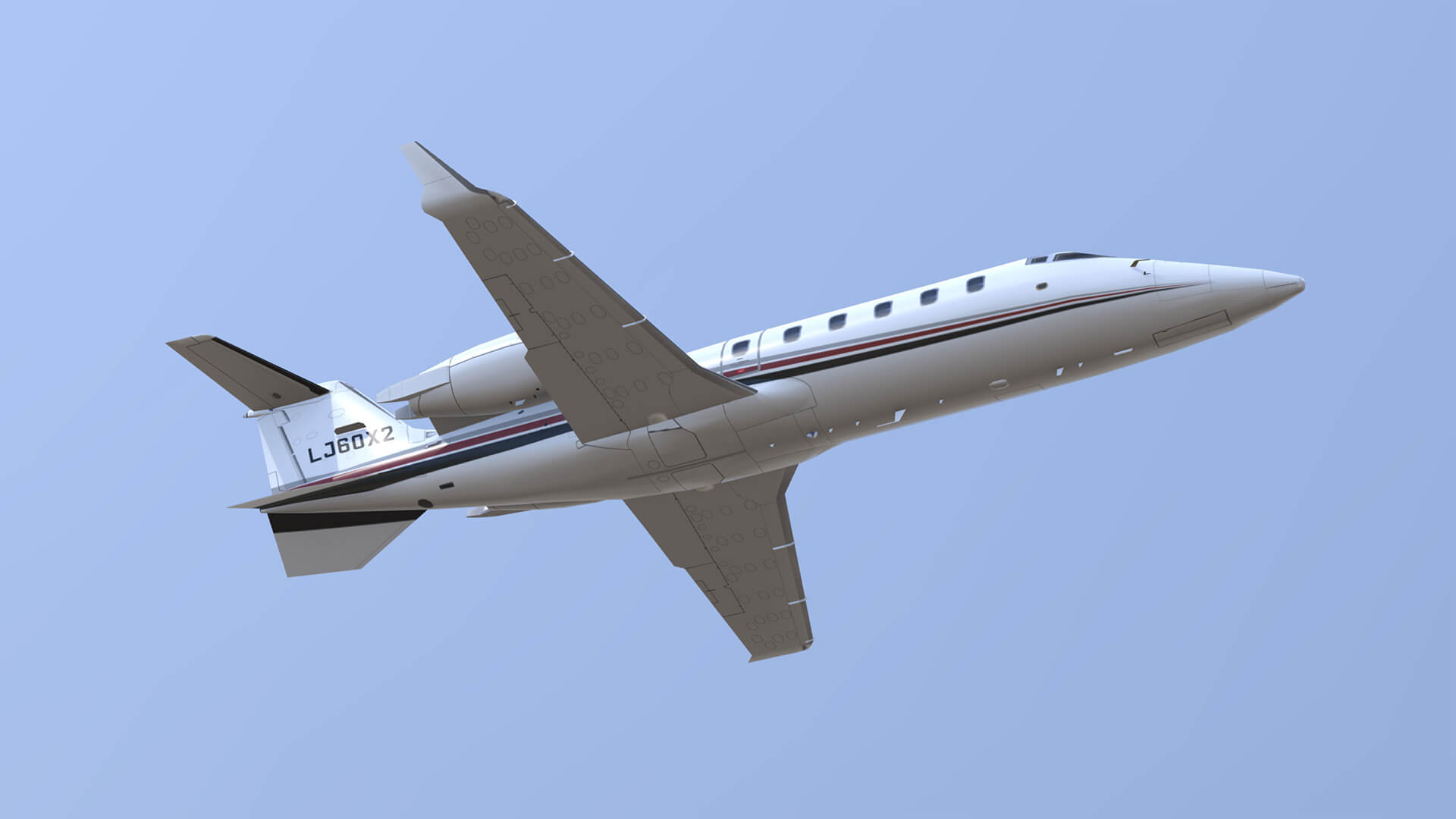 Bombardier Learjet 60 - 3D Model by Autoflex