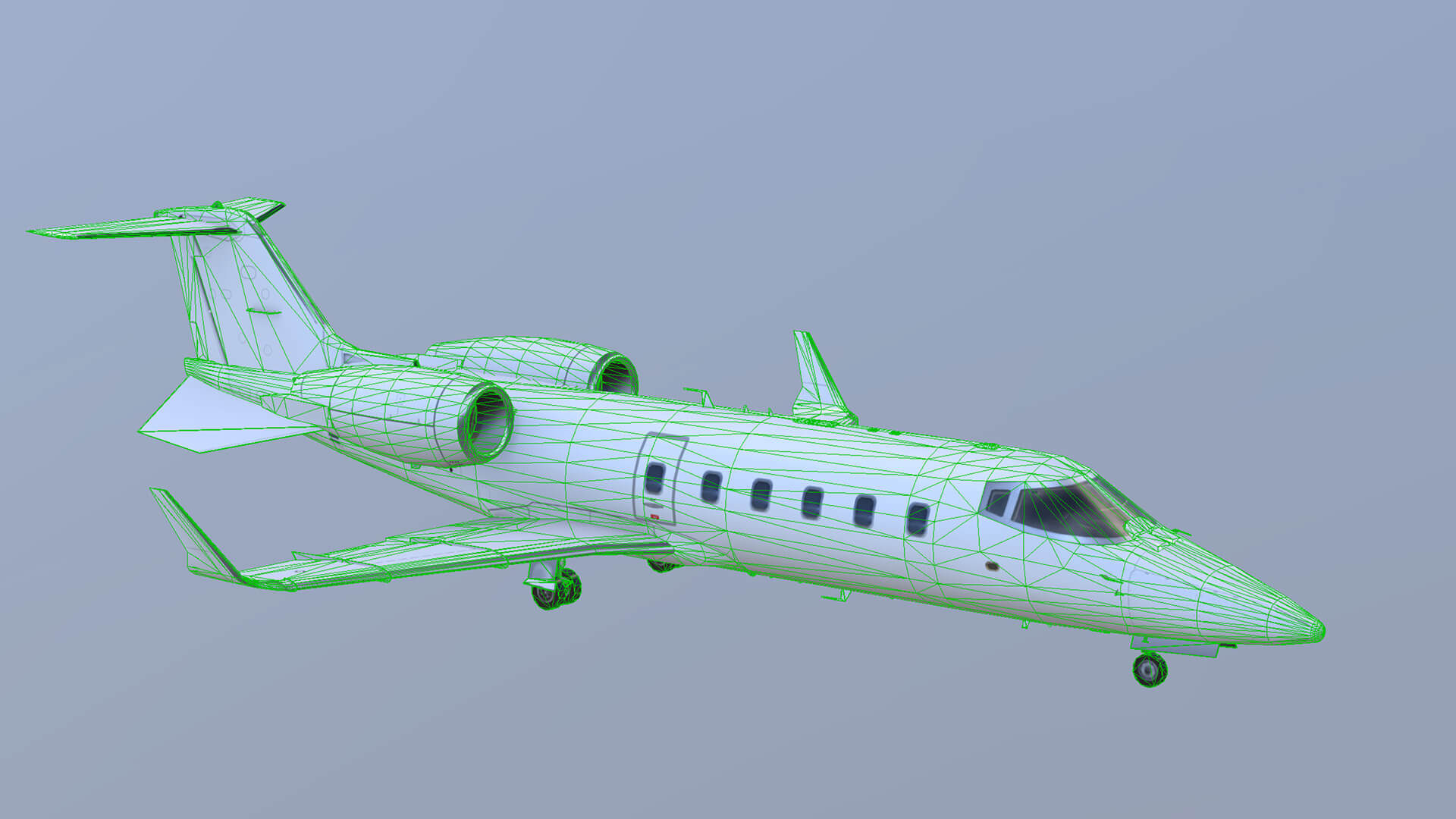 Bombardier Learjet 60 - 3D Model by Autoflex