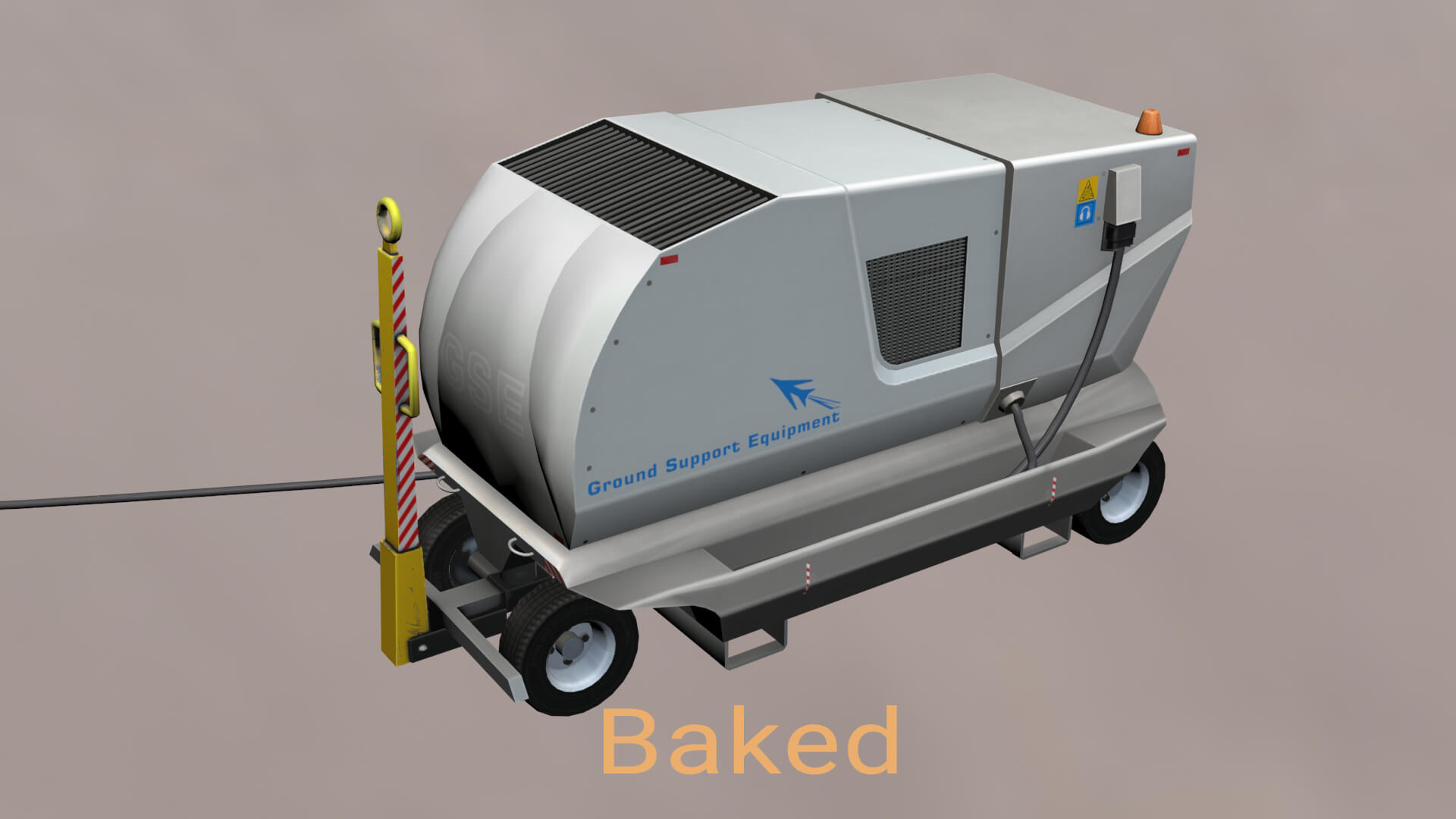 Modern Ground Power Unit(GPU) - 3D Model by Autoflex