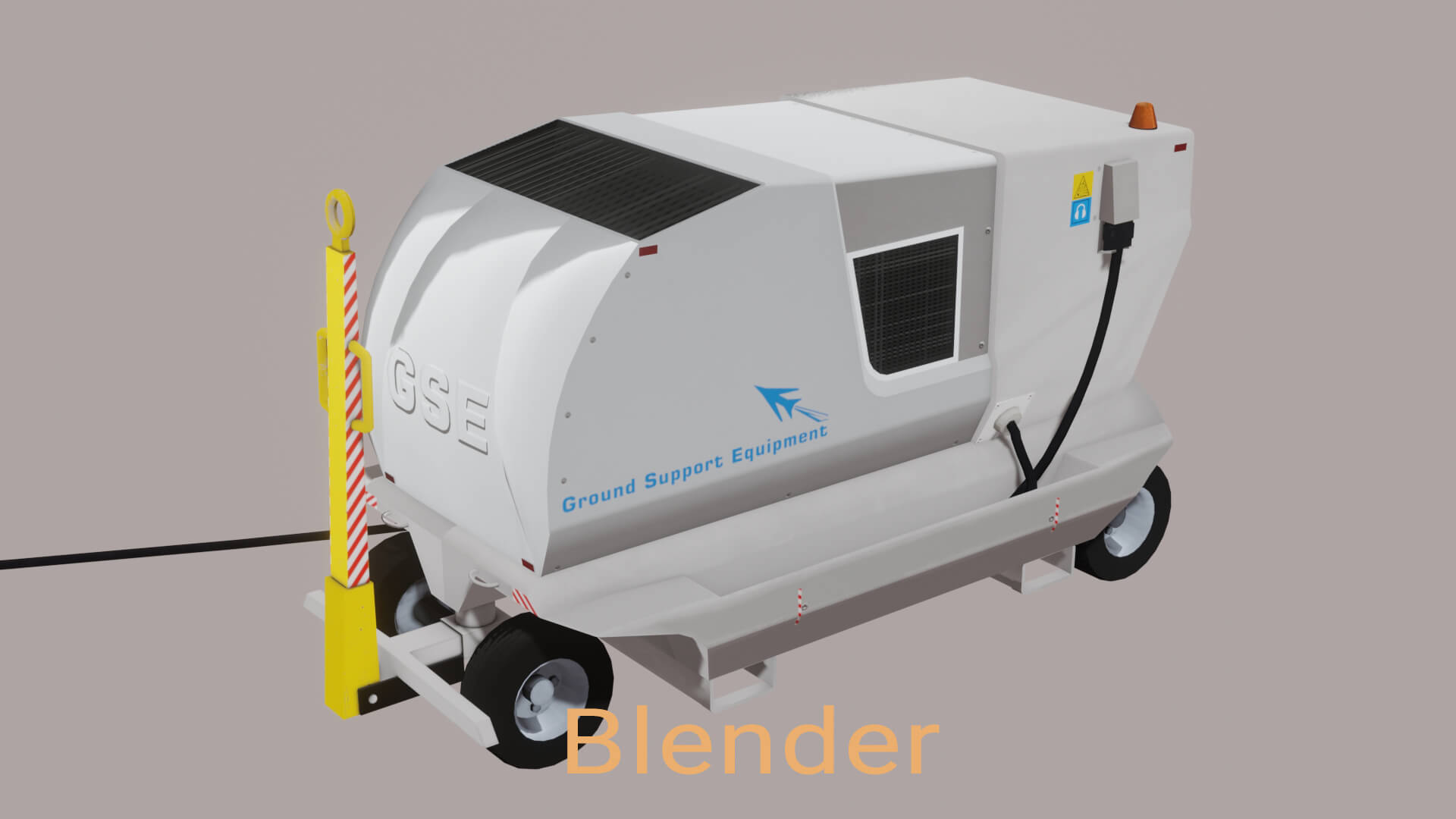 Modern Ground Power Unit(GPU) - 3D Model by Autoflex