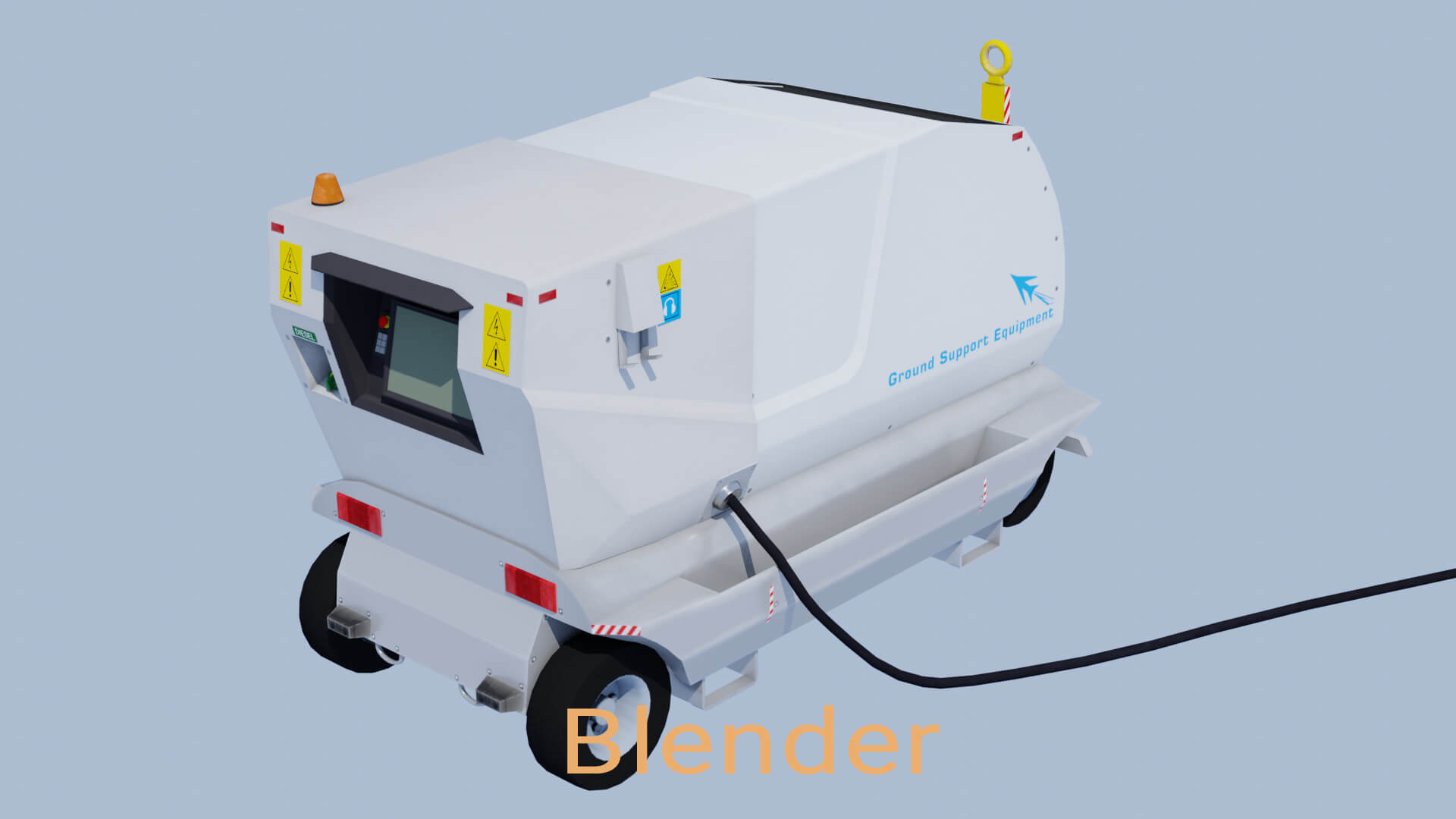 Modern Ground Power Unit(GPU) - 3D Model by Autoflex