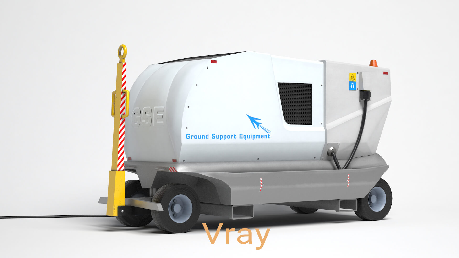 Modern Ground Power Unit(GPU) - 3D Model by Autoflex