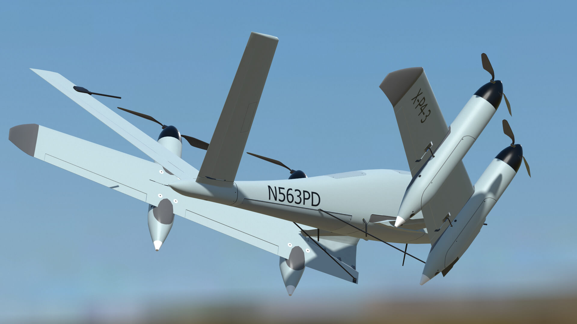 Pterodynamics UAV - 3D Model by Autoflex