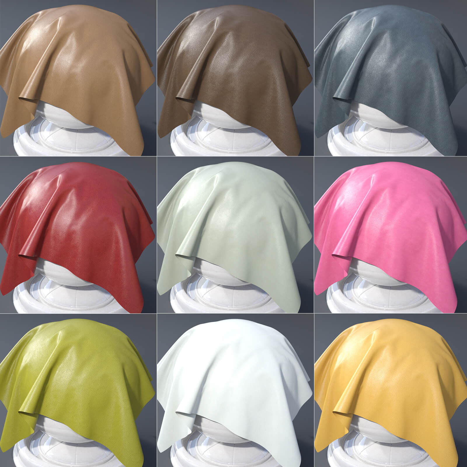 Basic Leather Iray Shaders [Merchant Resource] - Daz Content by avadagra