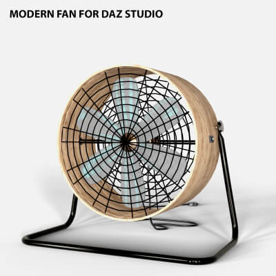 Modern Fan - Daz Content by avadagra