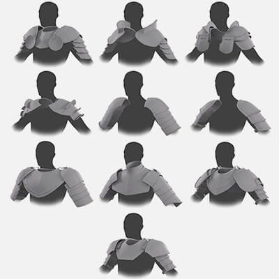 3D Models | Costumes | Shoulder Pads | RenderHub