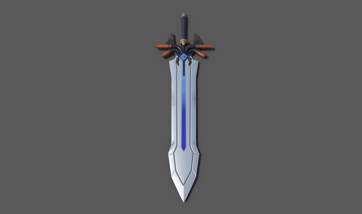Fantasy Sword Weapon - Free 3D Model by Avinashkumar