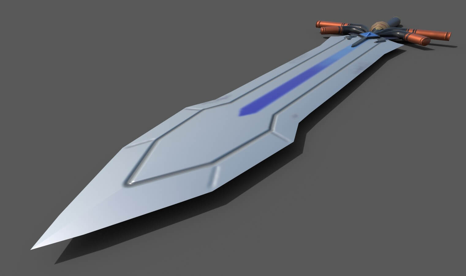 Fantasy Sword Weapon - Free 3D Model by Avinashkumar