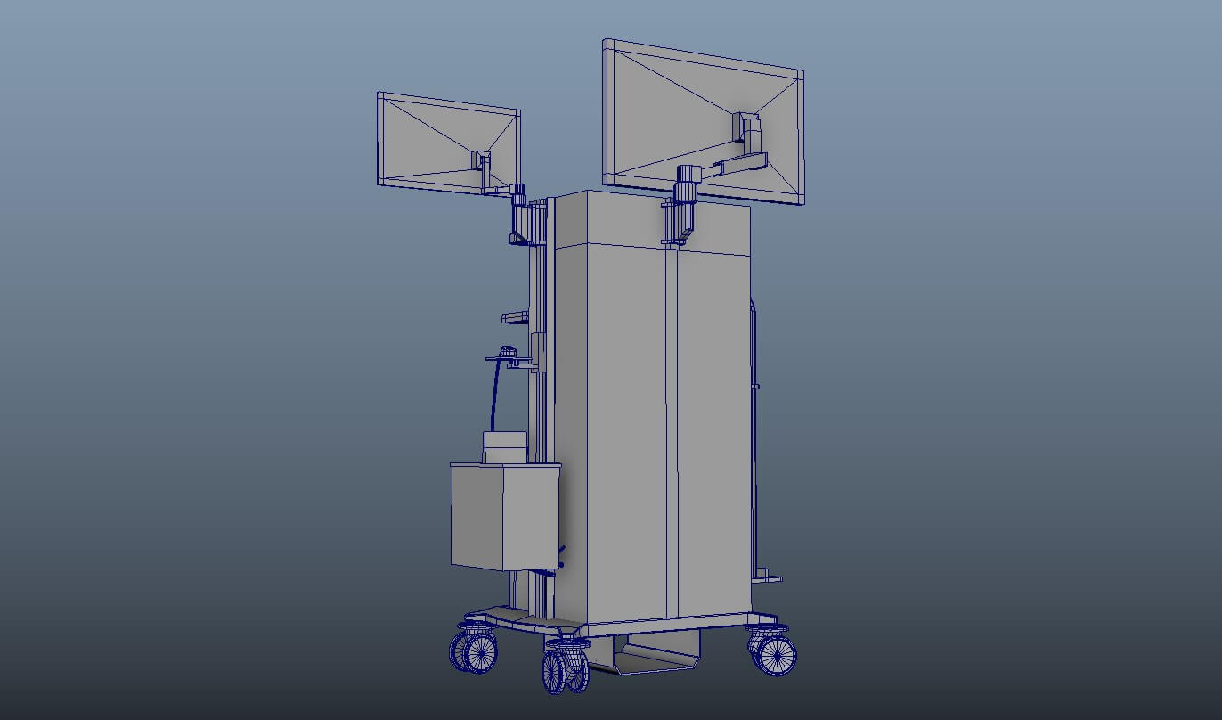 Hospital Equipment Machine - 3D Model by Avinashkumar