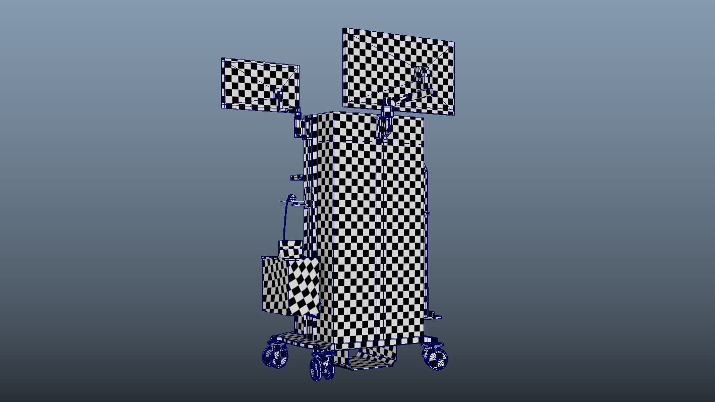 Hospital Equipment Machine - 3D Model by Avinashkumar